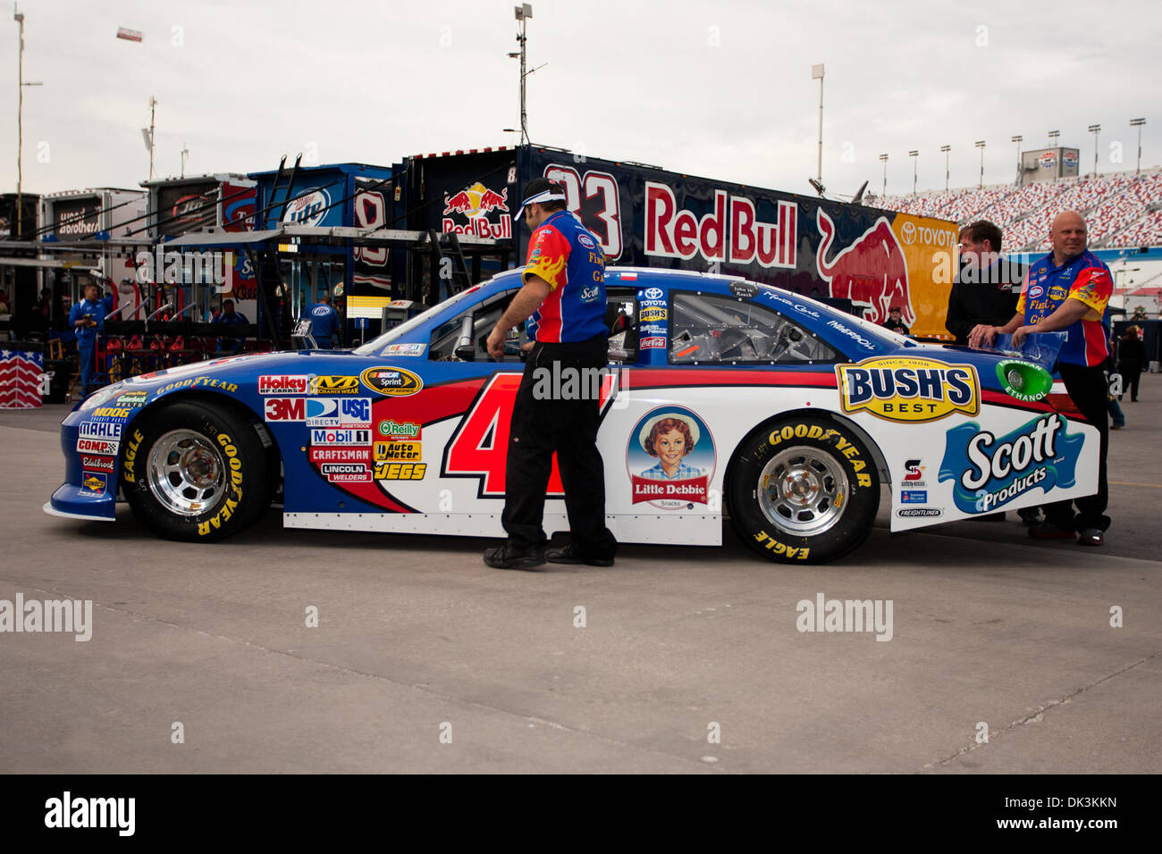 Mar. 6, 2011 - Las Vegas, Nevada, U.S - Bobby Labonte of the #47 ...