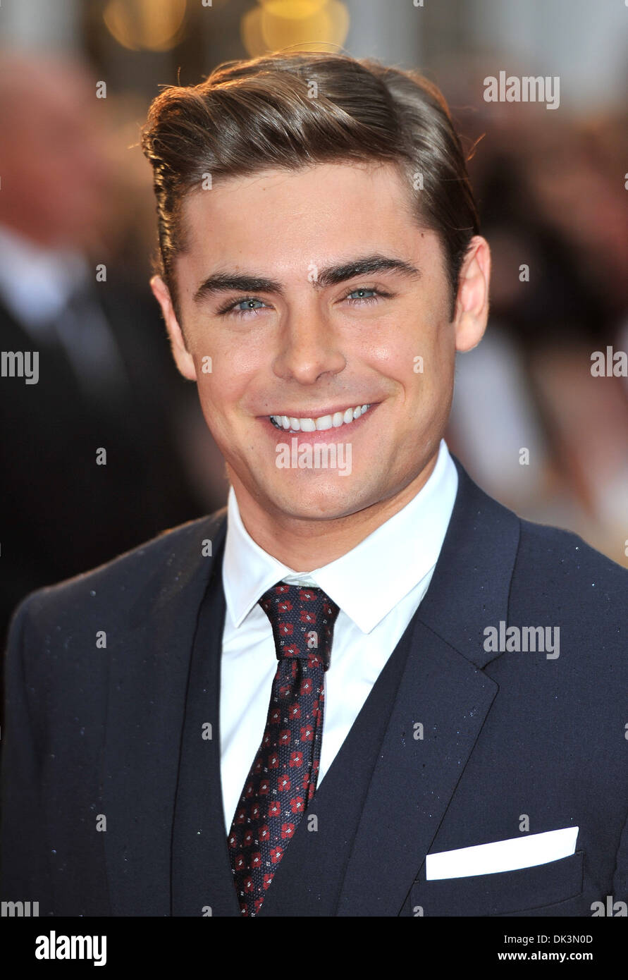 Zac Efron 'The Lucky One' UK film premiere held at Bluebird Restaurant ...
