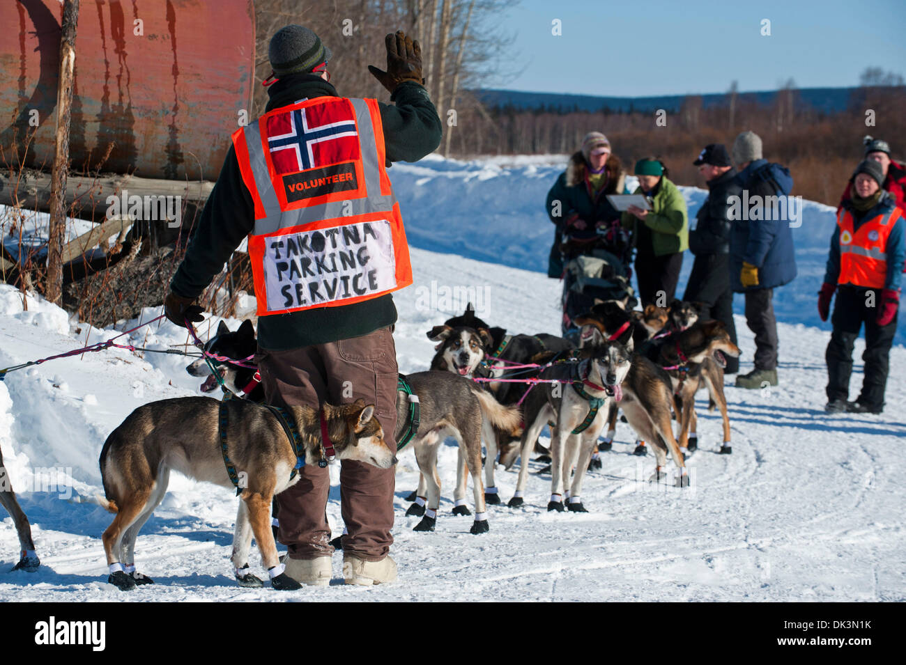 Musher iditarod rest hi-res stock photography and images - Alamy