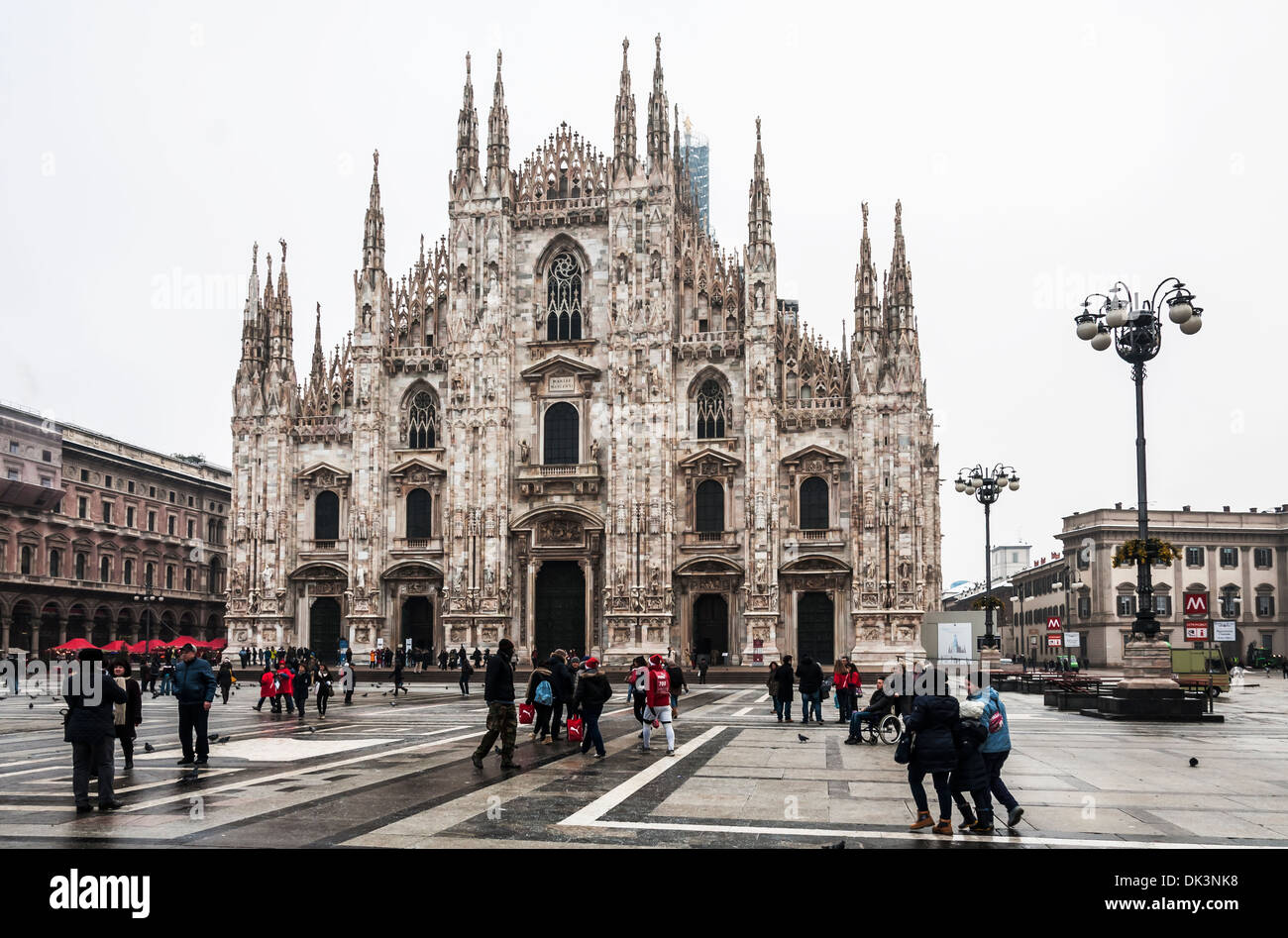 view of the Milan Cathedral Stock Photo - Alamy
