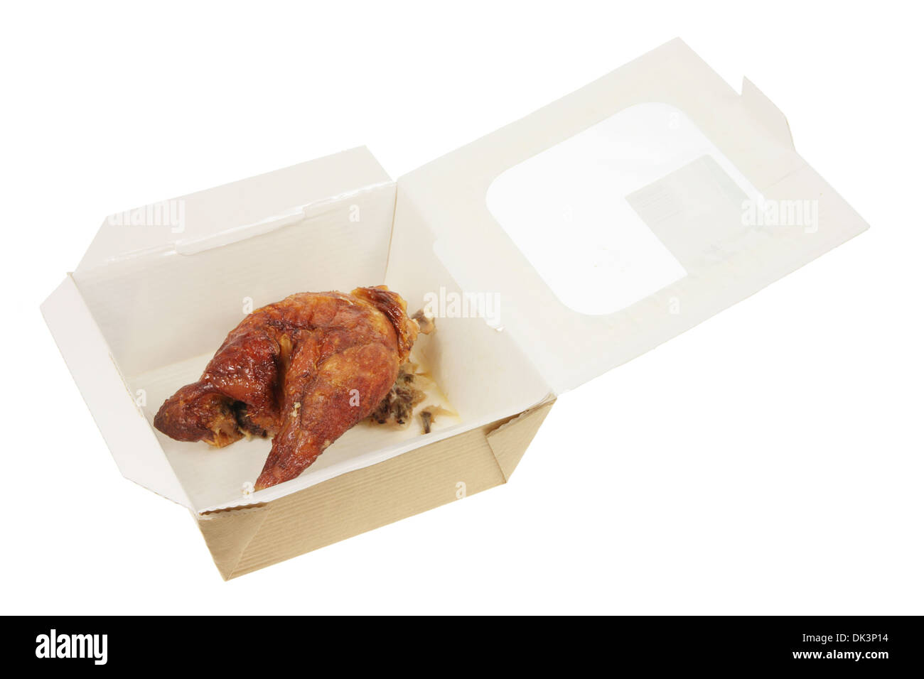 Roast Chicken in Box Stock Photo - Alamy