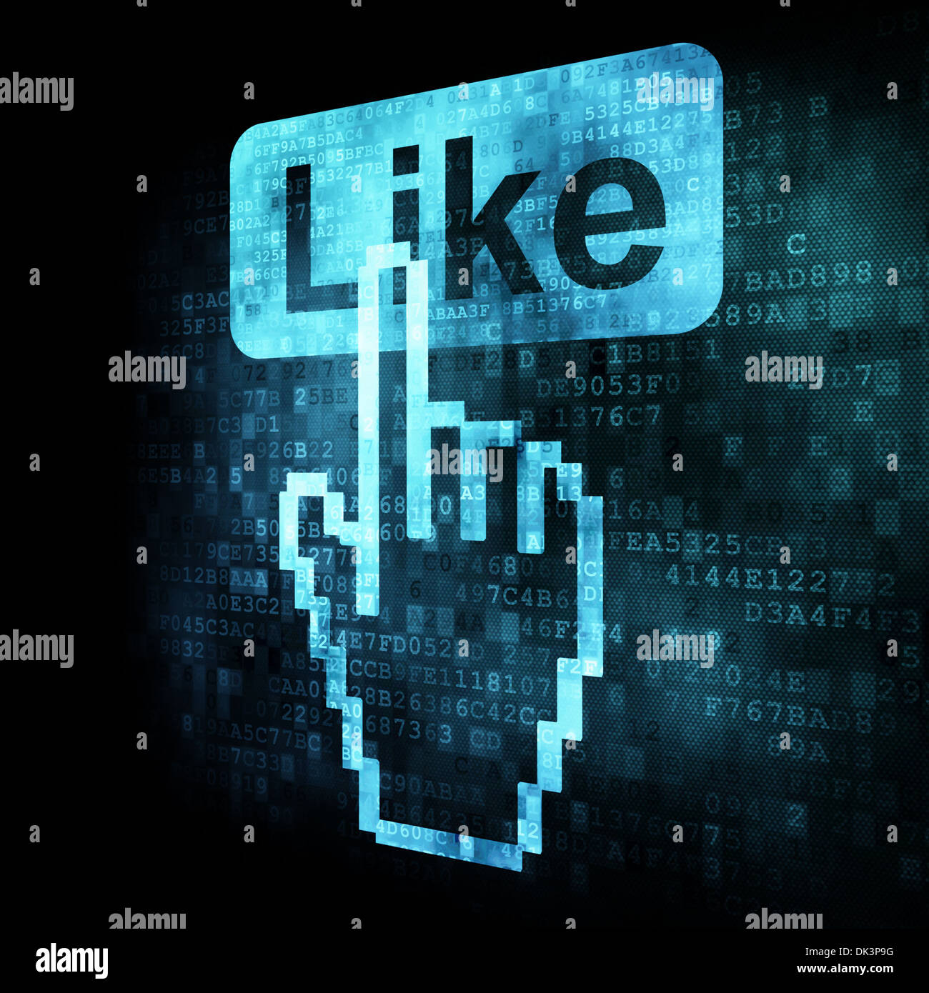 Like cursor on digital hi-res stock photography and images - Alamy