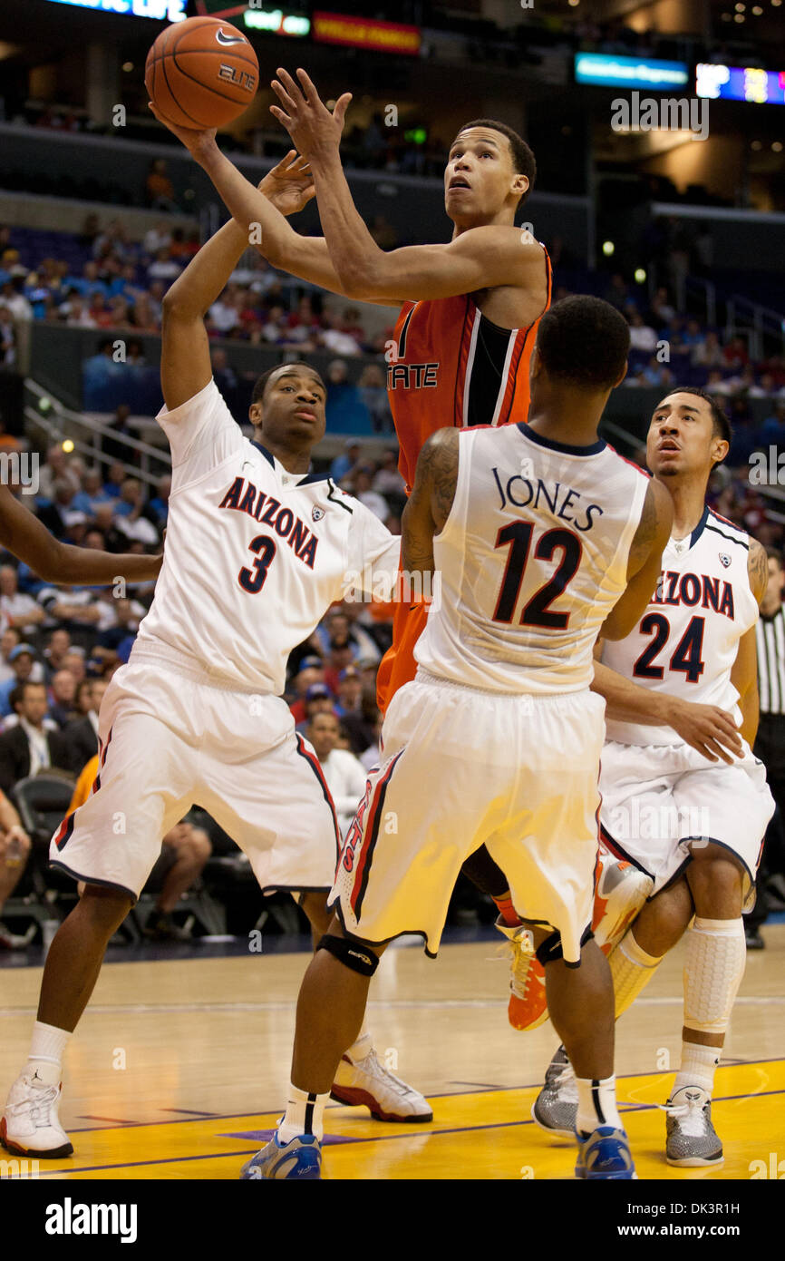 Mar. 10, 2011 - Los Angeles, California, U.S - Oregon State Beavers ...