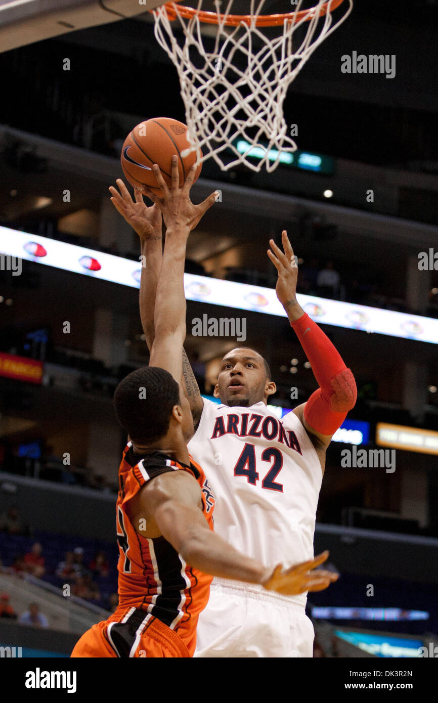 Mar. 10, 2011 - Los Angeles, California, U.S - Arizona Wildcats forward ...