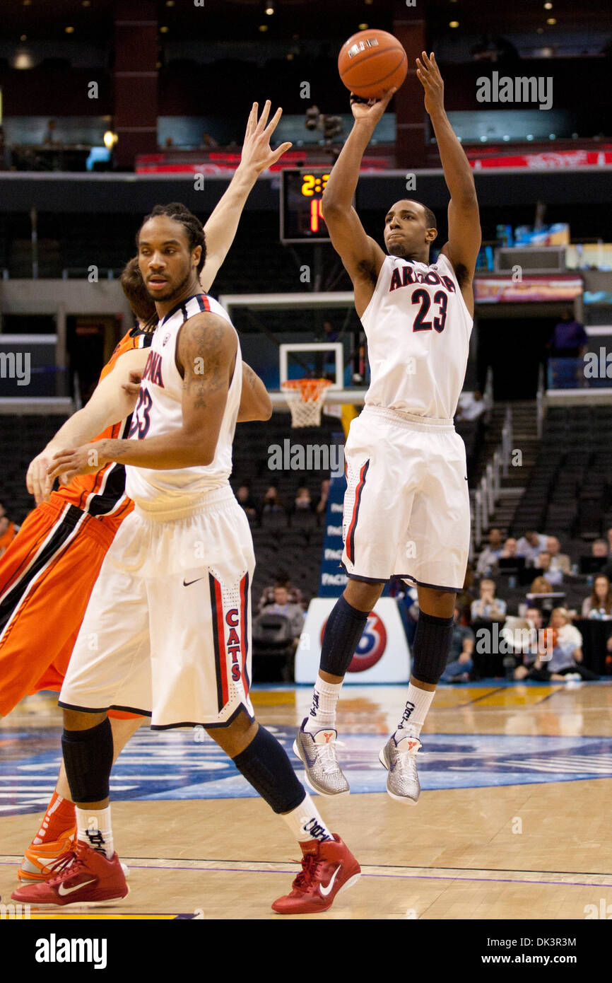 Mar. 10, 2011 - Los Angeles, California, U.S - Arizona Wildcats forward ...