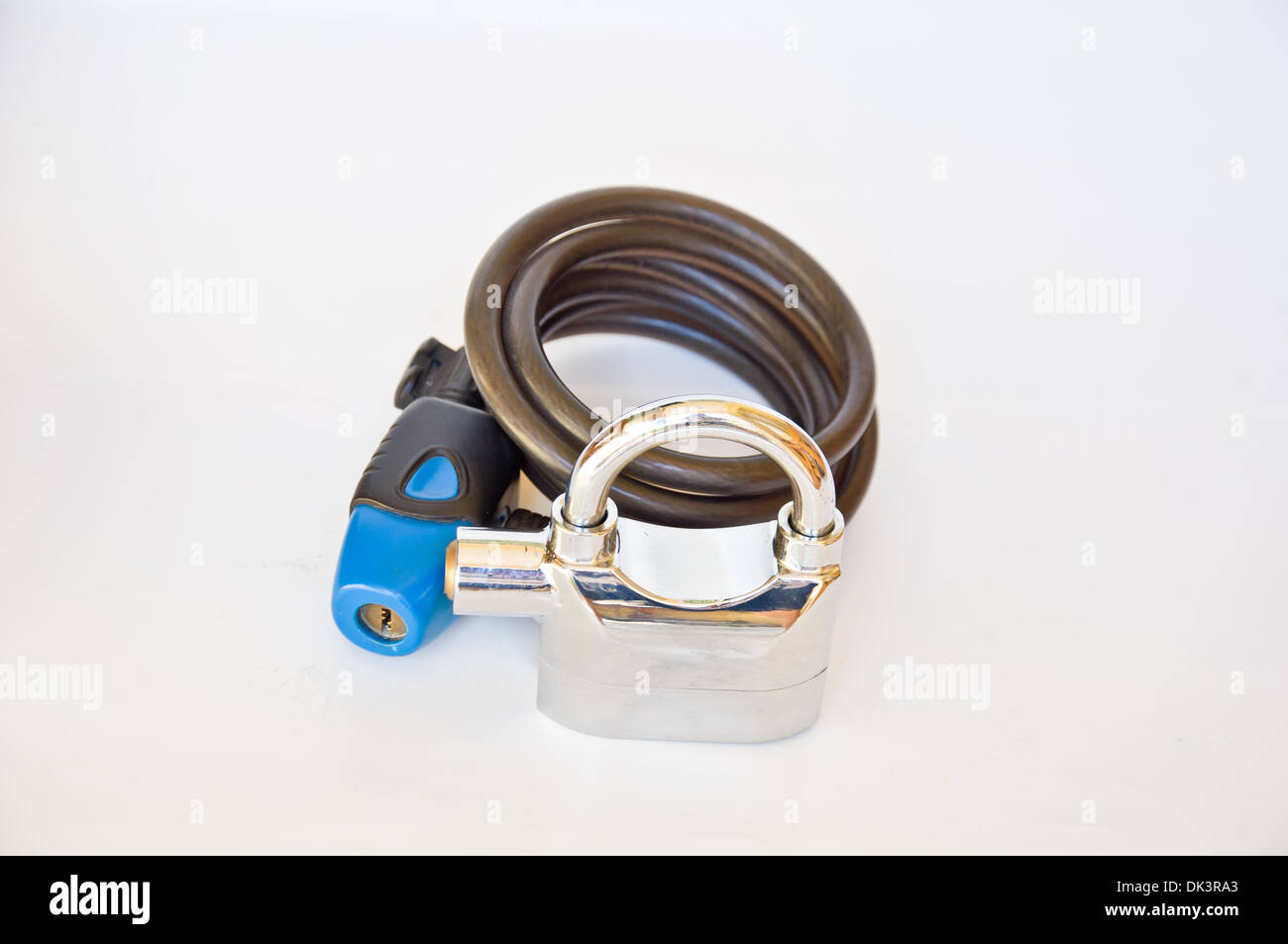 metal lock on white background Stock Photo - Alamy
