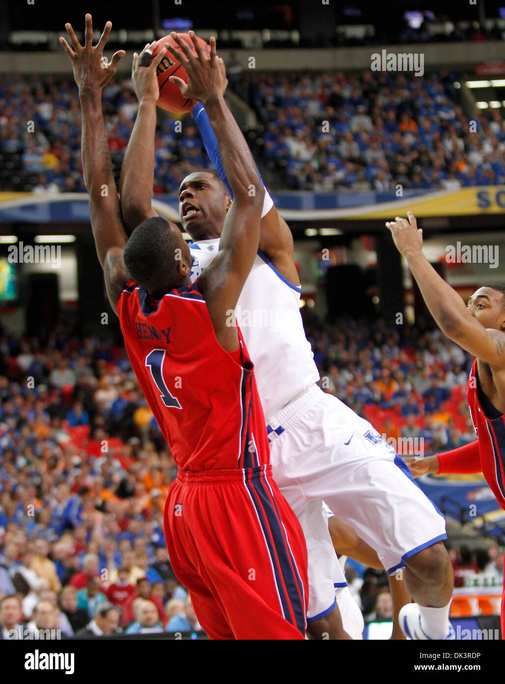 Mar. 11, 2011 - Atlanta, GA, USA - Mississippi Rebels forward Terrance ...
