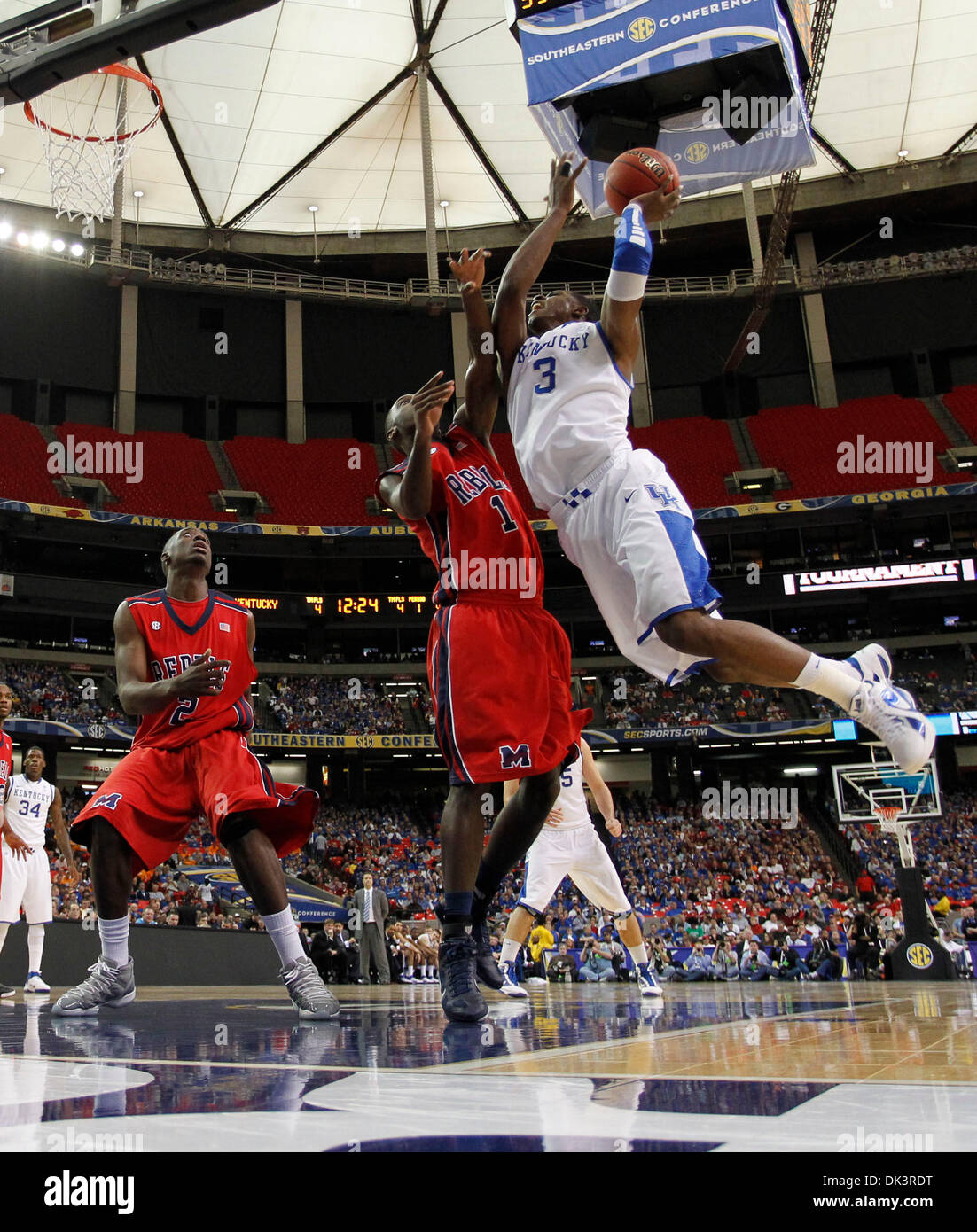 Mar. 11, 2011 - Atlanta, GA, USA - Kentucky Wildcats forward Terrence ...