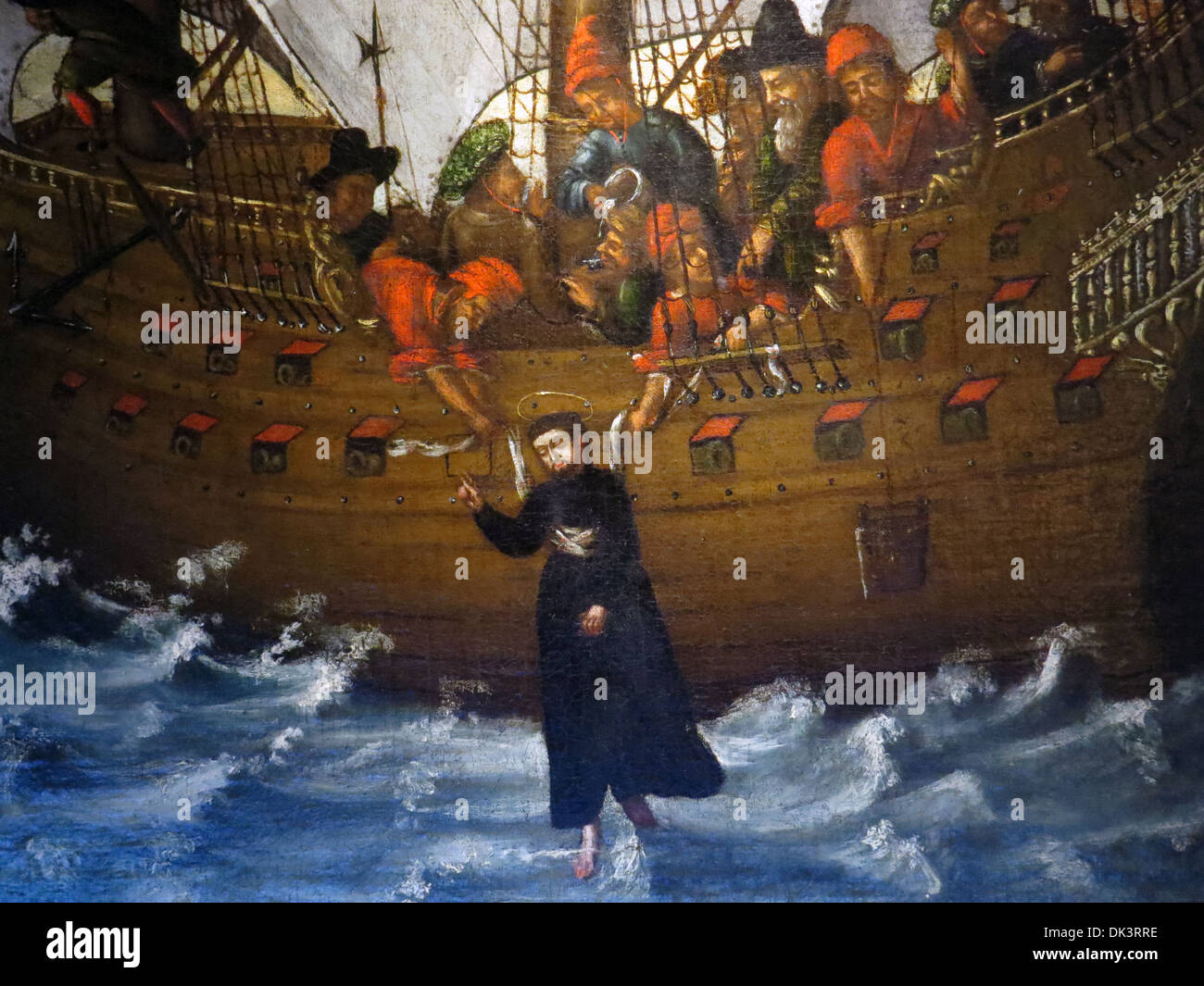 FRANCIS XAVIER (1506-1552) Roman Catholic missionary performing a ...