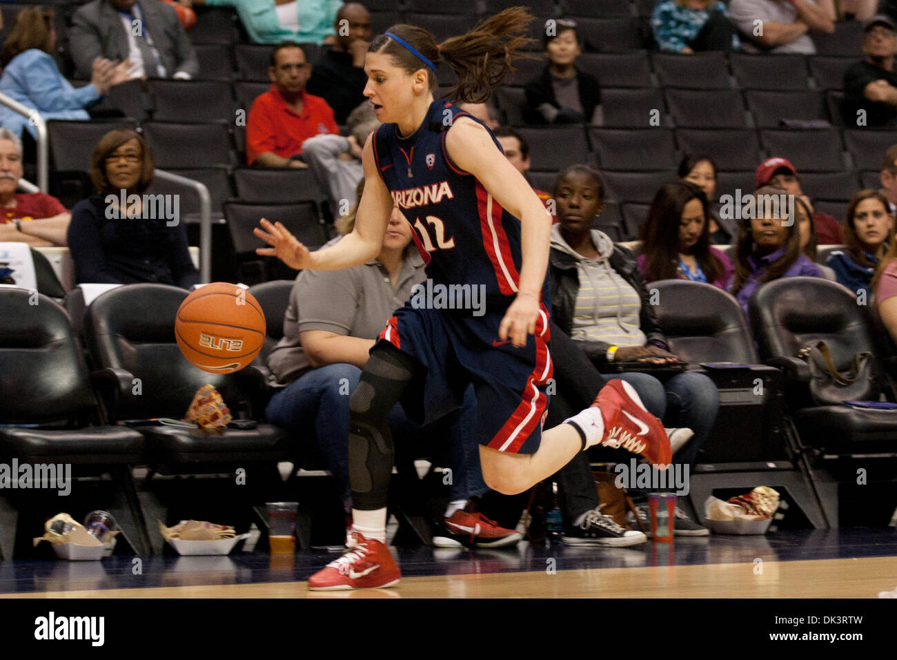 Mar. 11, 2011 - Los Angeles, California, U.S - Arizona guard Brooke ...