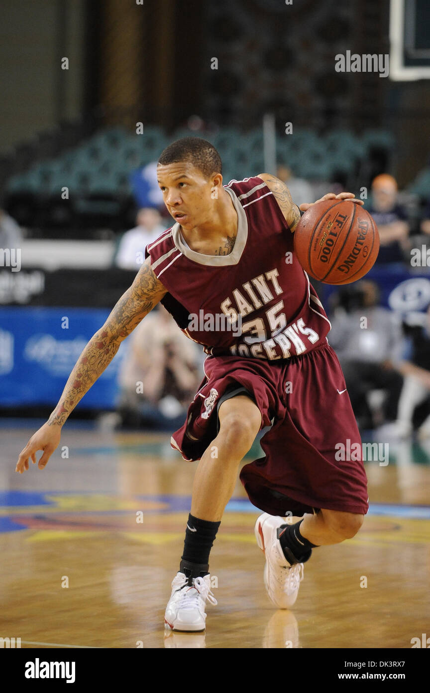 Mar. 11, 2011 - Atlantic City, New Jersey, U.S - Saint Joseph's Hawks ...
