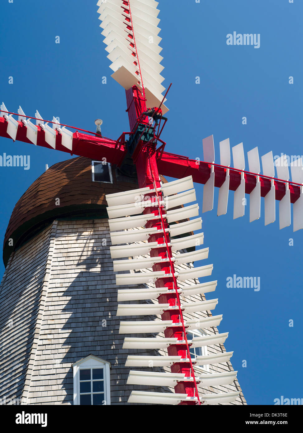 Elkhorn, Iowa's historic, rebuilt Danish windmill. The Museum of Danish ...