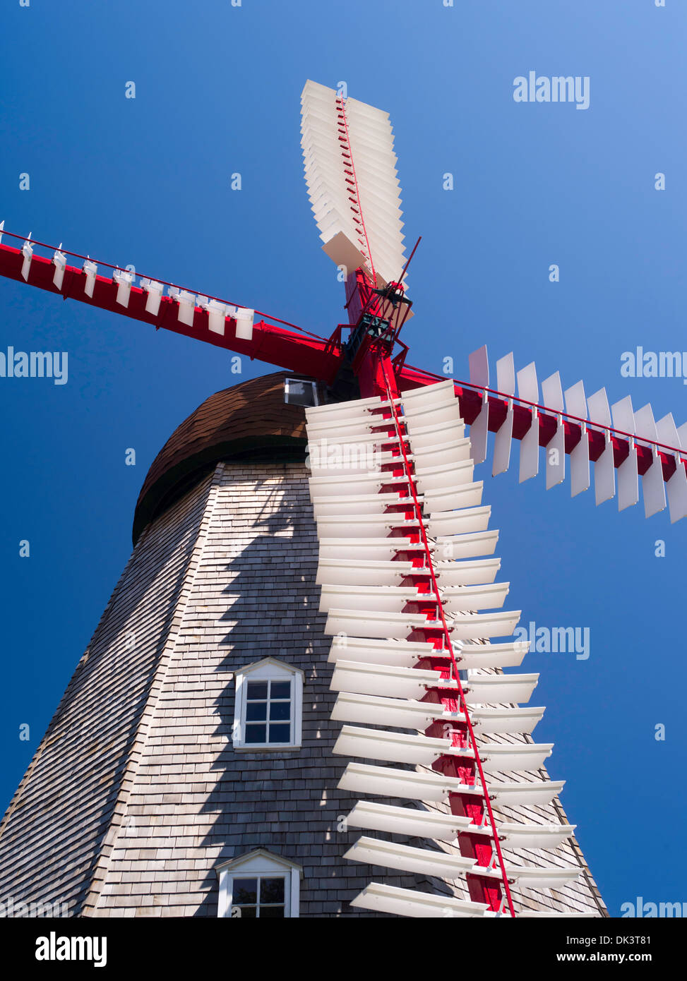 Elkhorn, Iowa's historic, rebuilt Danish windmill. The Museum of Danish ...