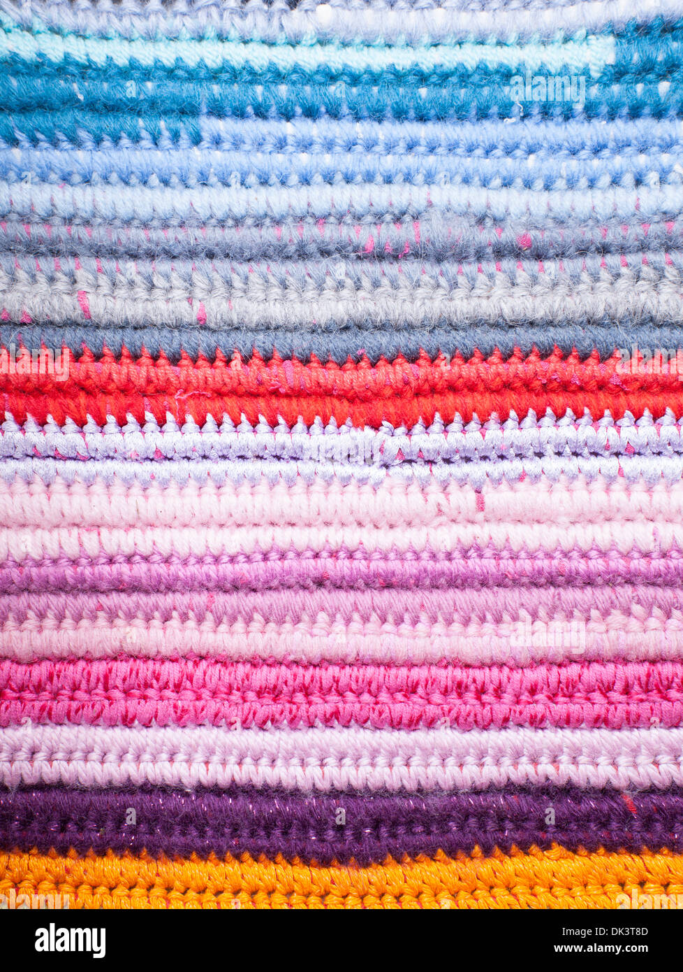 Crochet background with different colors, for design Stock Photo - Alamy