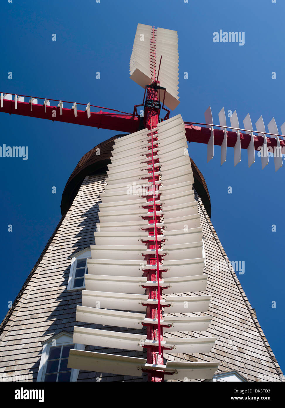 Elkhorn, Iowa's historic, rebuilt Danish windmill. The Museum of Danish ...