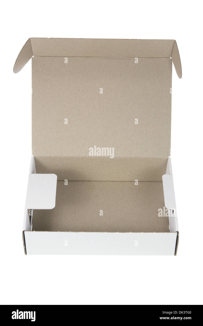 Cardboard box open lid hi-res stock photography and images - Alamy