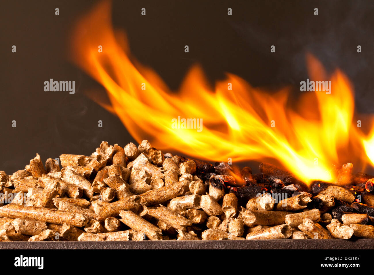 closeup image of wood pellets Stock Photo - Alamy
