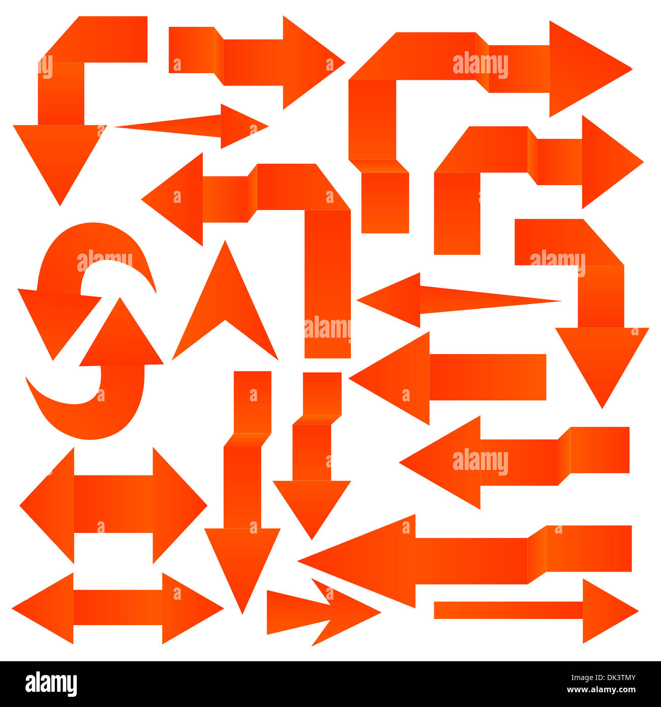 Set of arrows. Vector Stock Photo - Alamy