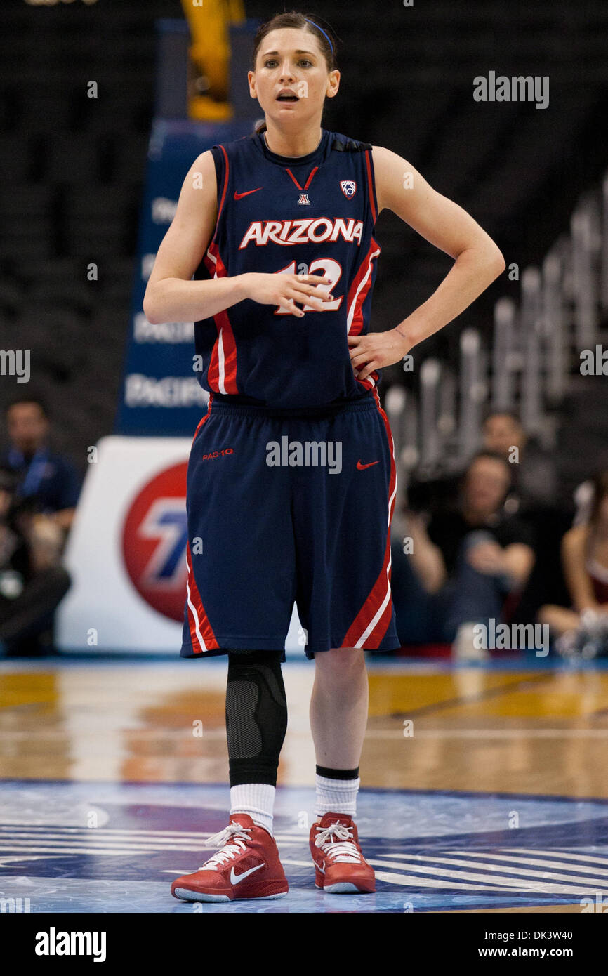 Mar. 11, 2011 - Los Angeles, California, U.S - Arizona guard Brooke ...
