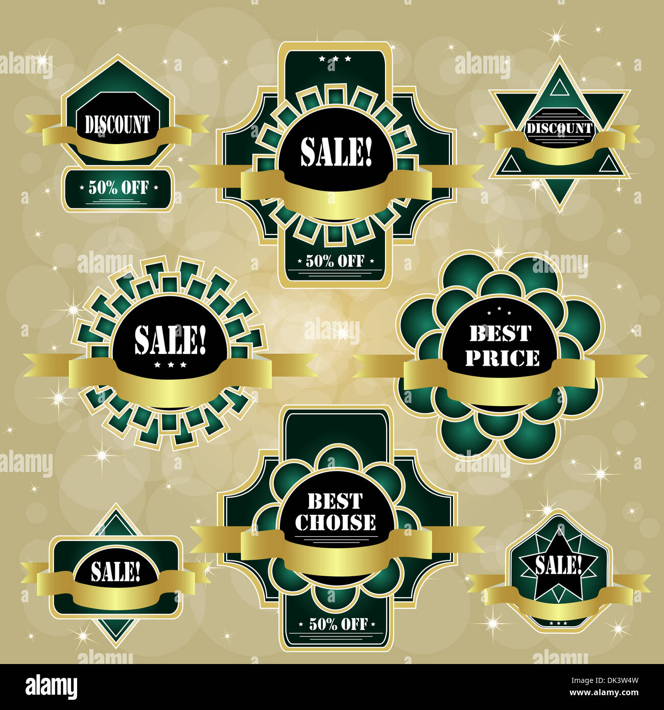 Set of label. Vector Stock Photo - Alamy