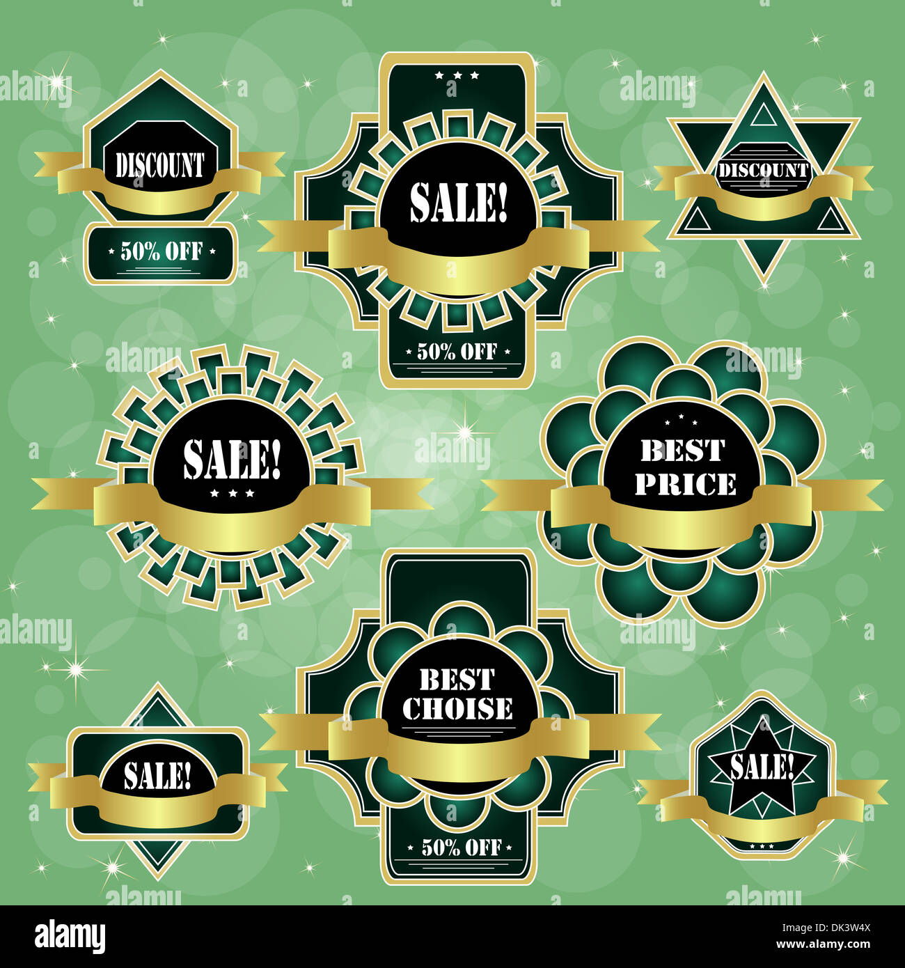 Set of label. Vector Stock Photo - Alamy