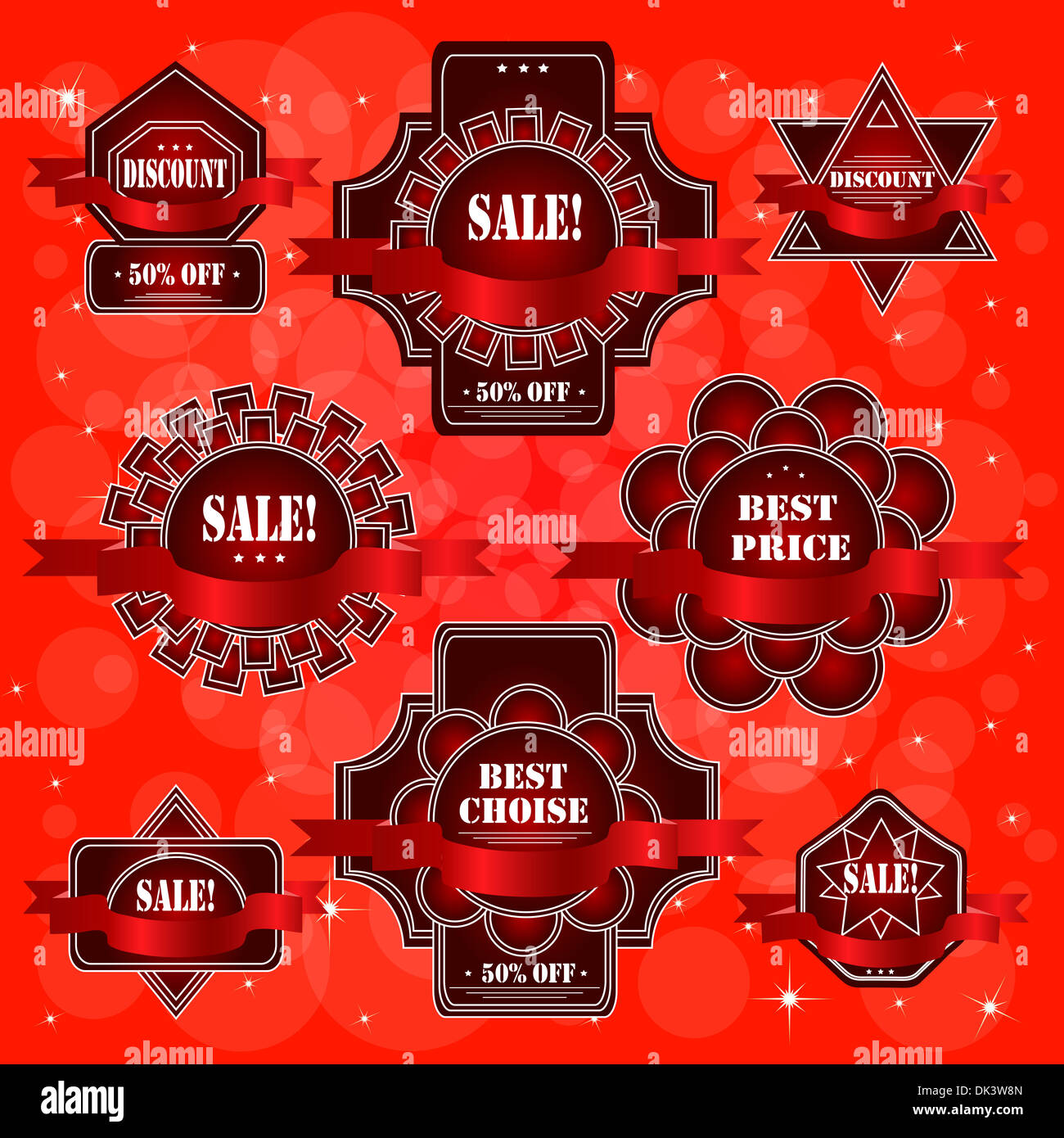 Set of label. Vector Stock Photo - Alamy