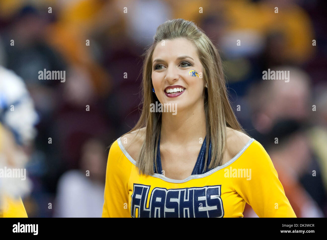 Mar. 12, 2011 - Cleveland, Ohio, U.S - A member of the Kent State dance ...