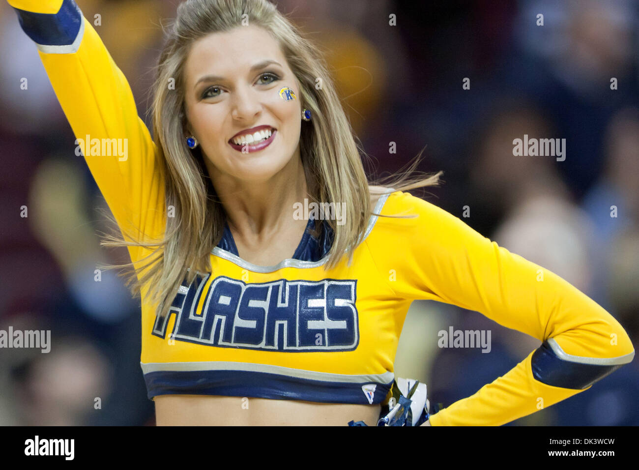 Mar. 12, 2011 - Cleveland, Ohio, U.S - A member of the Kent State dance ...