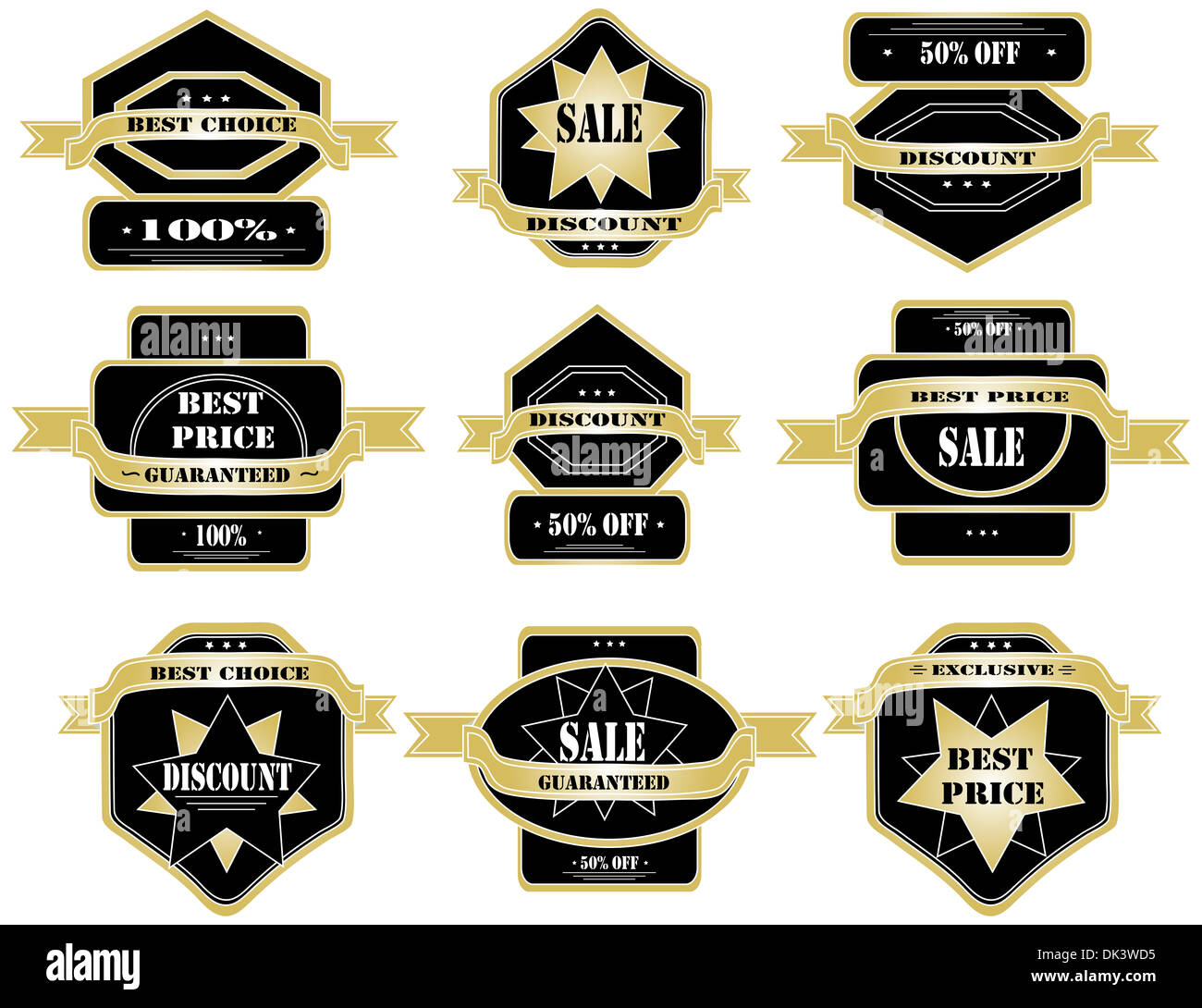 Set of label. Vector Stock Photo - Alamy