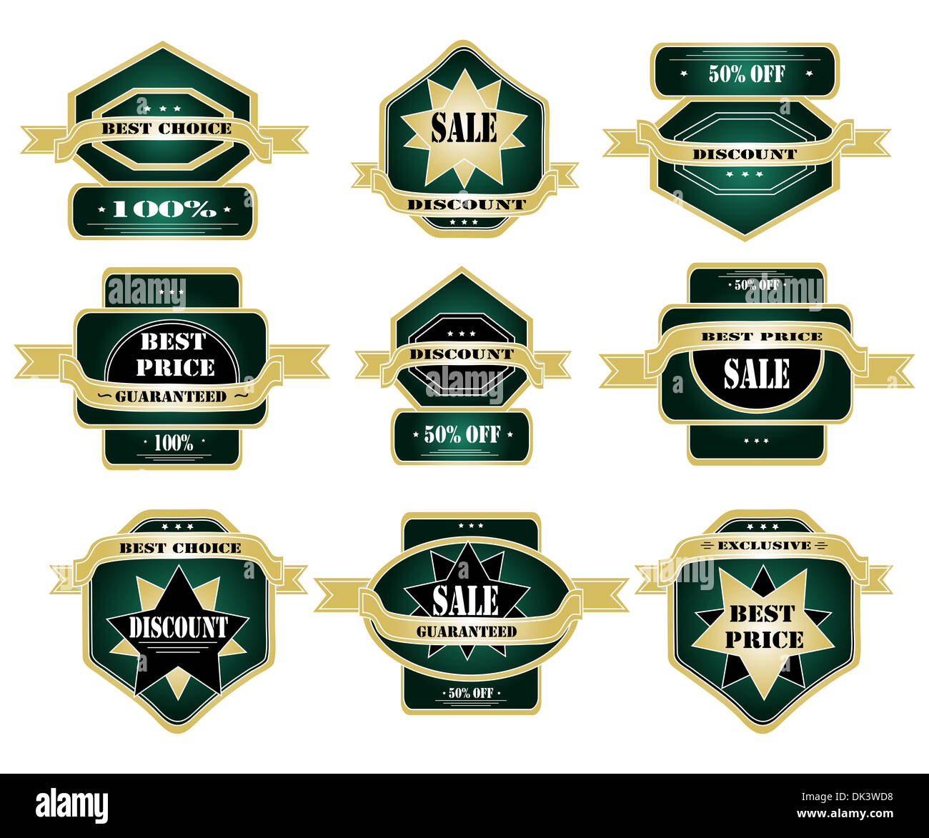 Set of label. Vector Stock Photo - Alamy