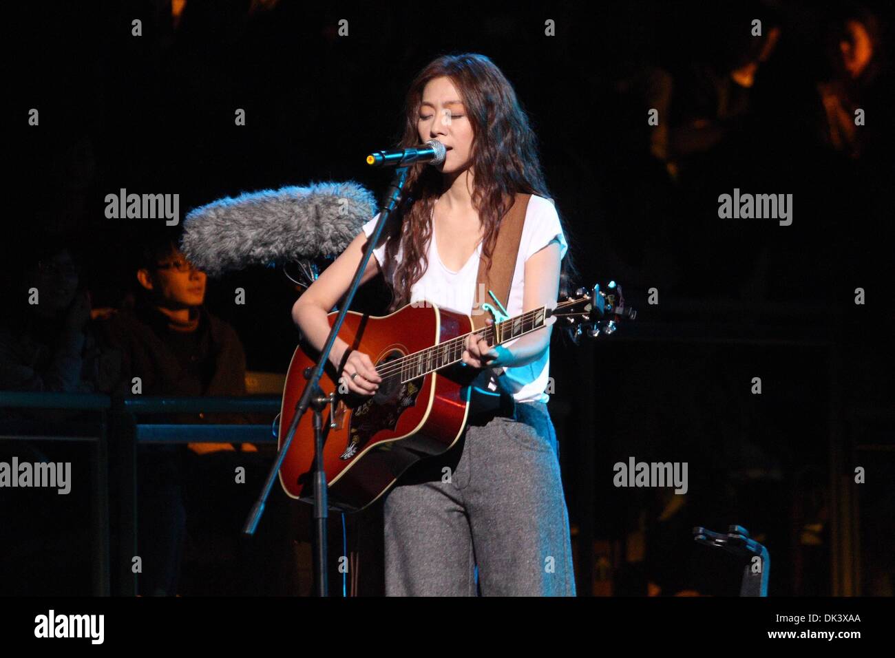 Taipei, China. 30th Nov, 2013. Singer Cheer Chen performs at her ...