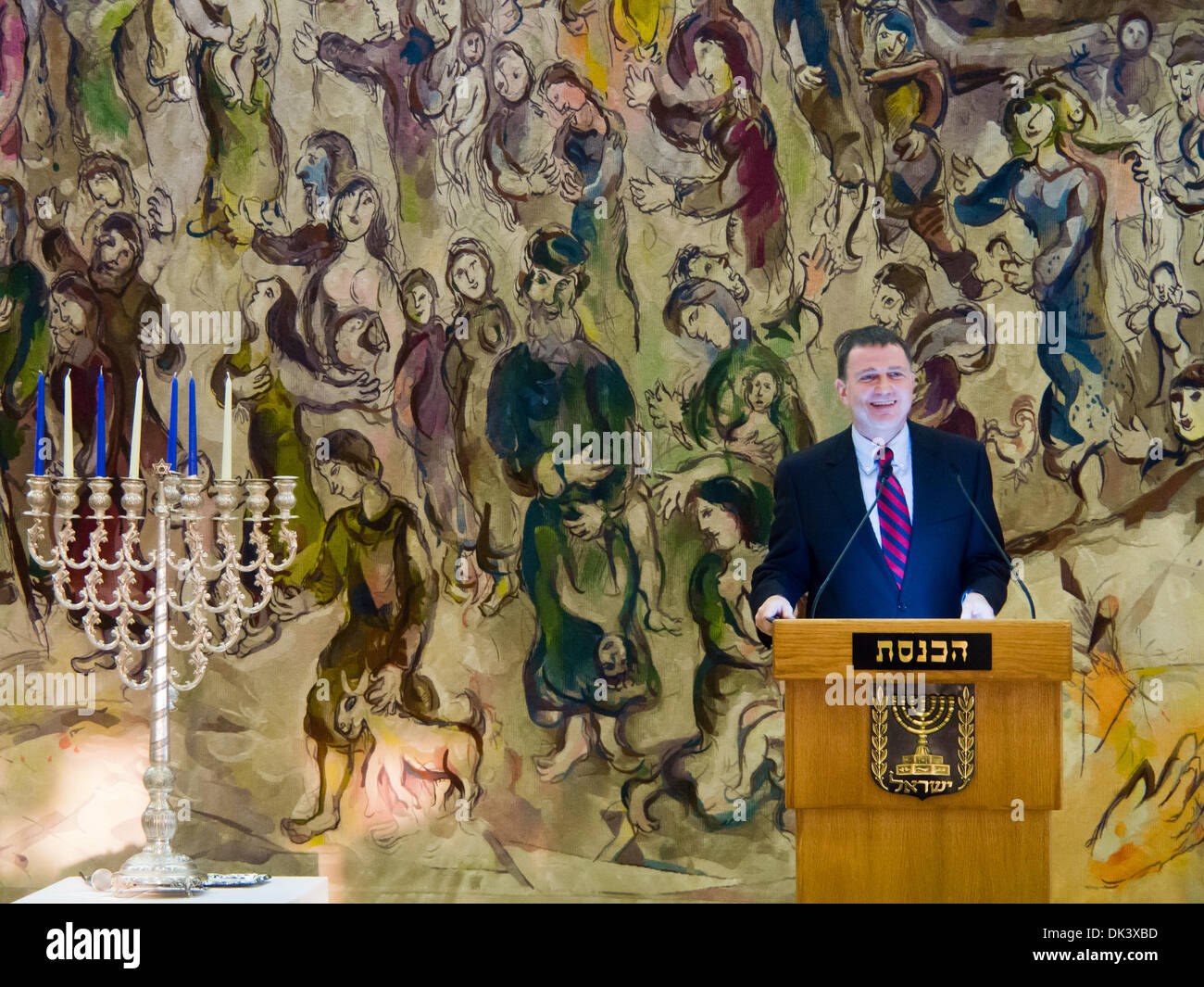 Jerusalem, Israel. 2nd Dec, 2013. Speaker of the Knesset, Yoel 'Yuli ...