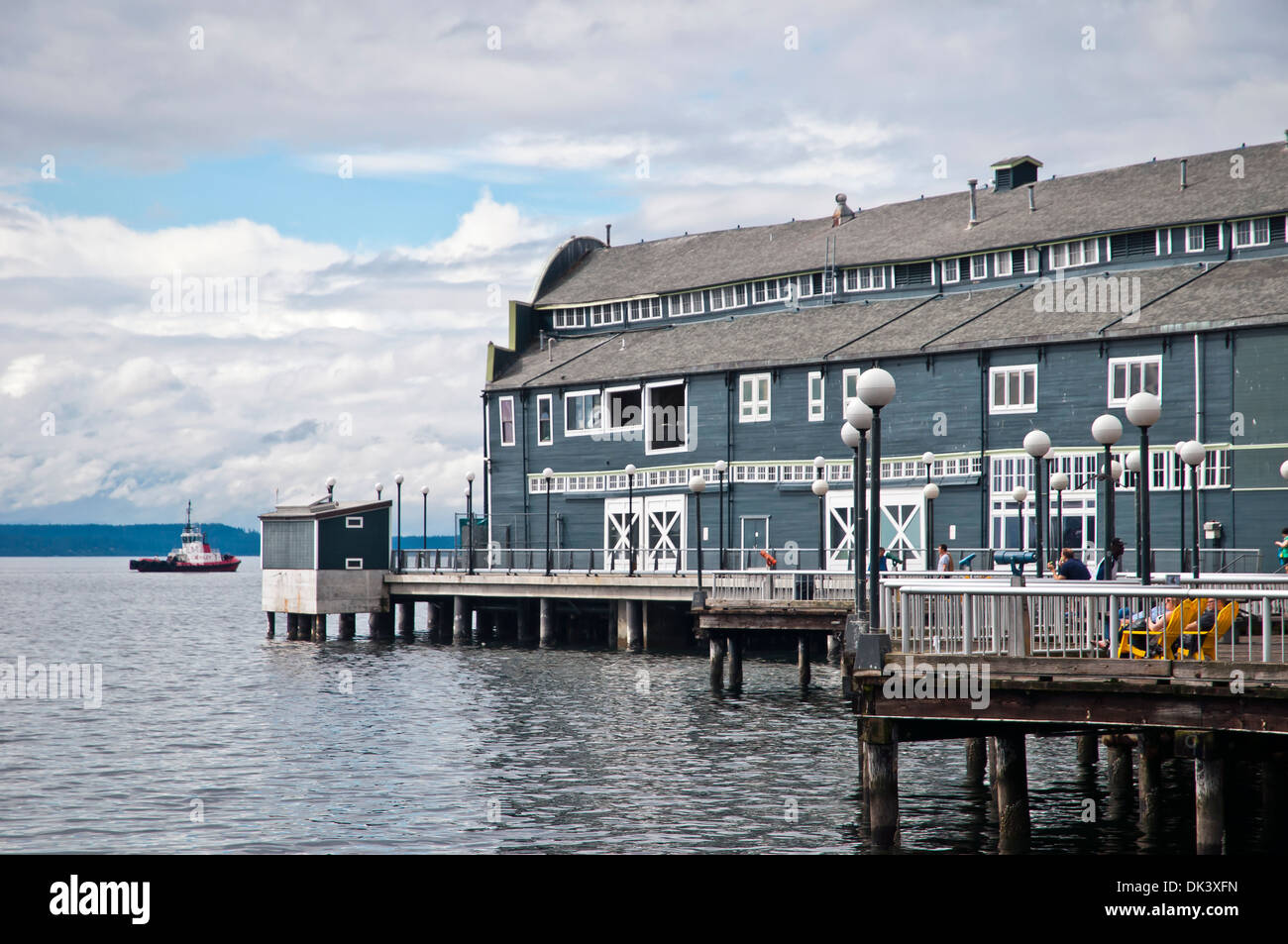 Pier, Seattle, state of Washington, USA Stock Photo - Alamy
