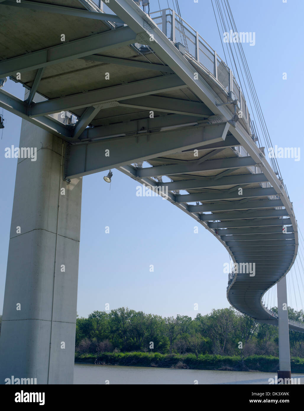 Omaha nebraska bob kerrey bridge hi-res stock photography and images ...
