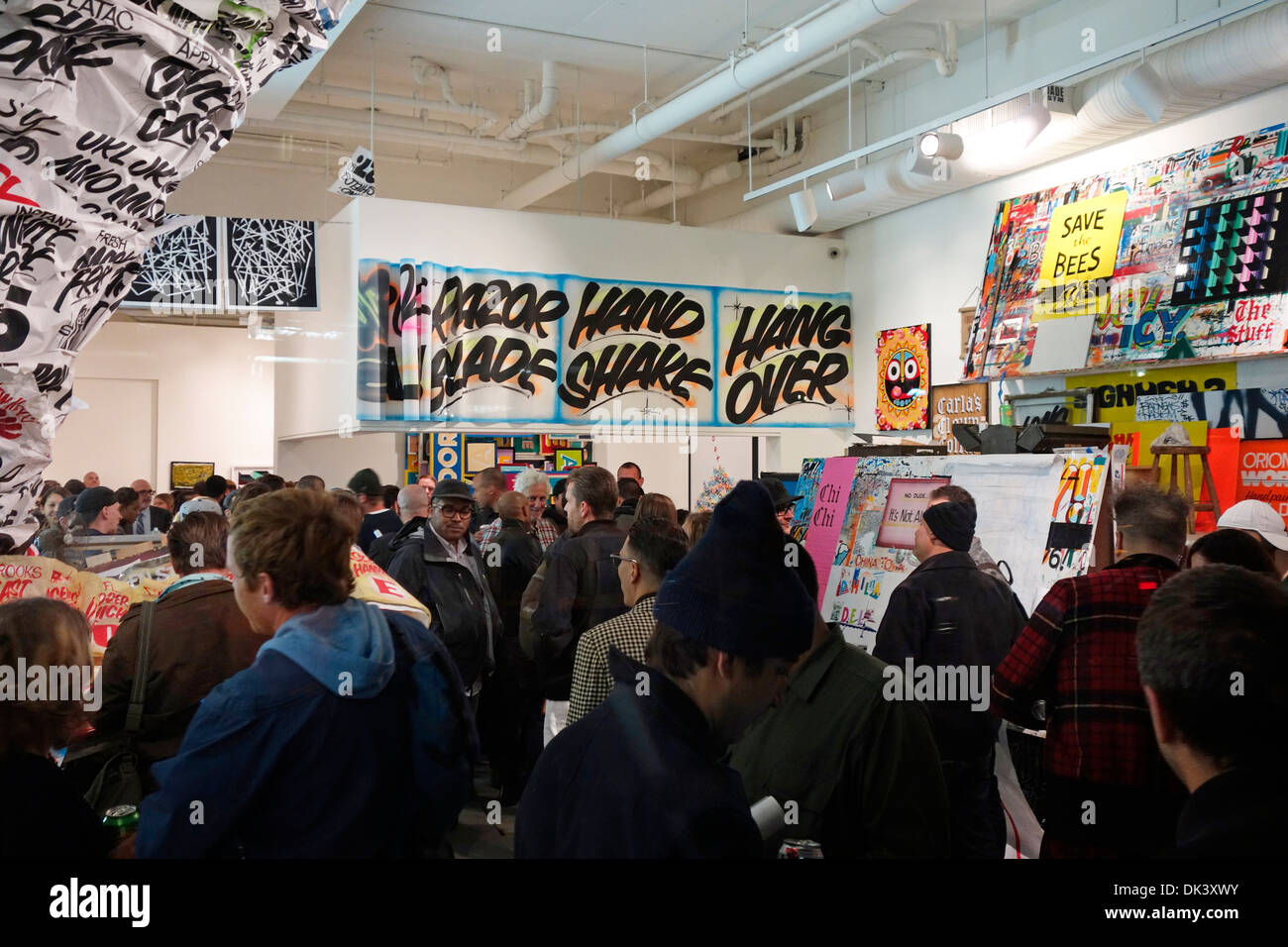 gallery show in Chelsea New York City Stock Photo - Alamy