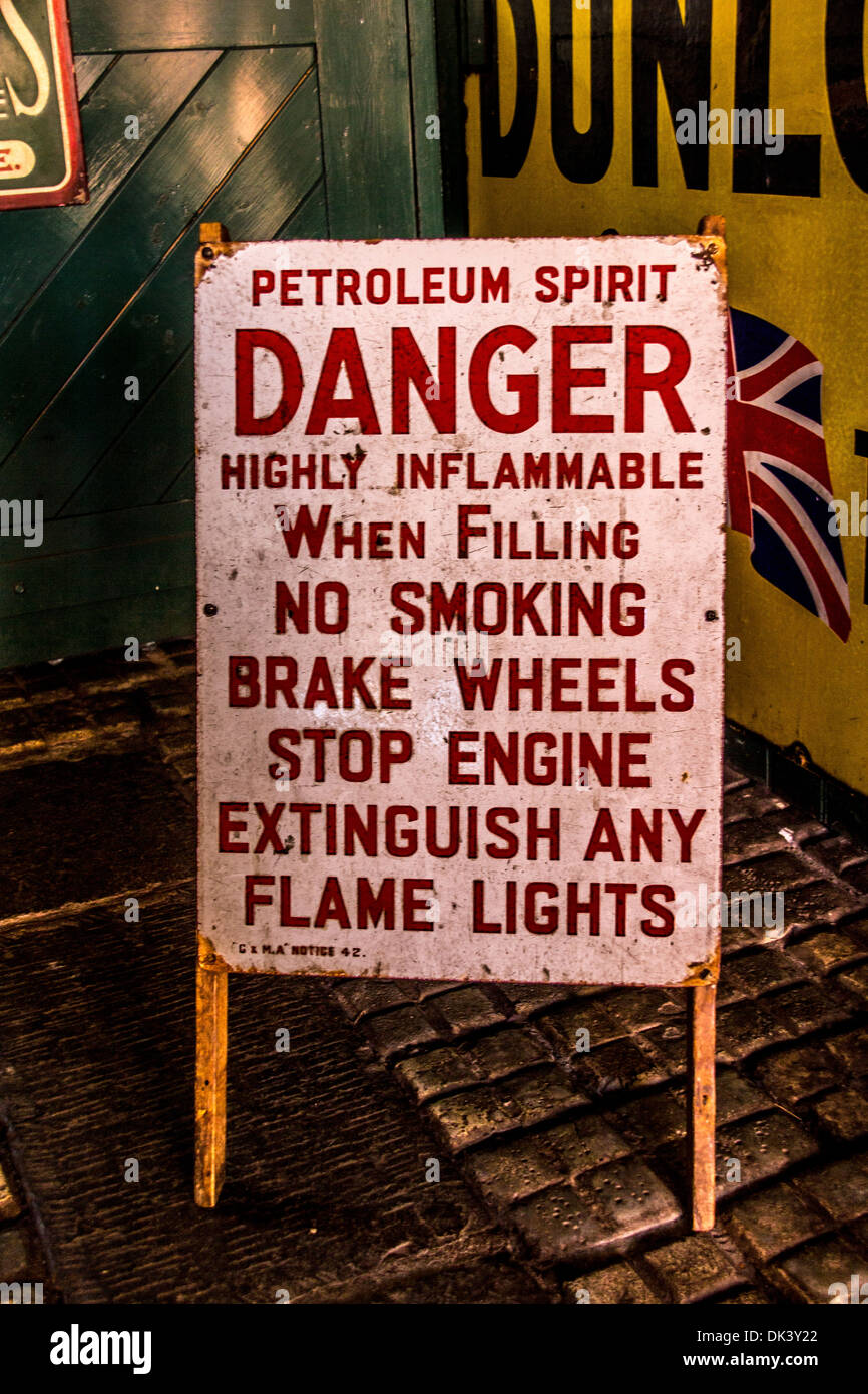 Danger sign for fuels hi-res stock photography and images - Alamy