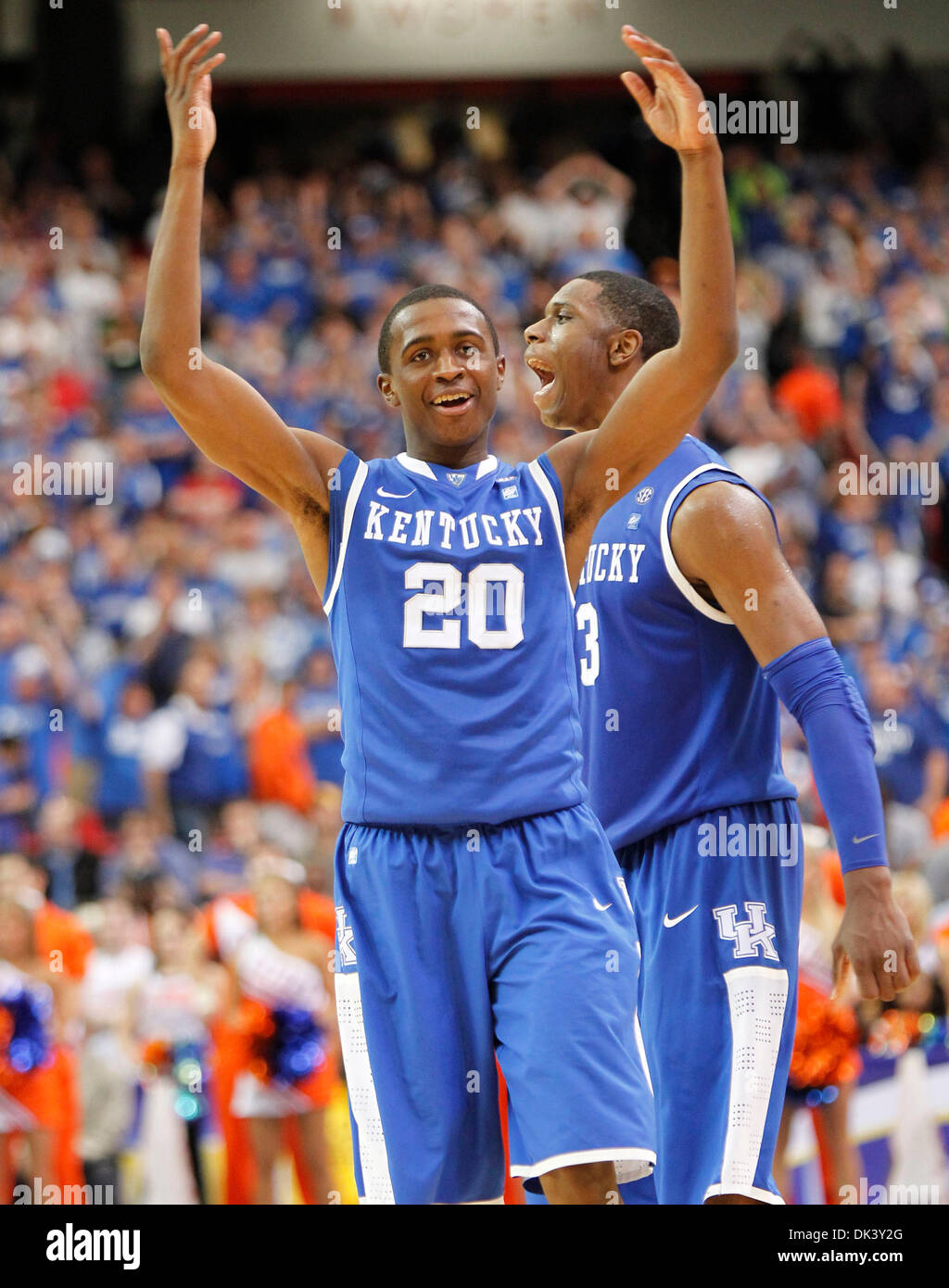 Mar. 13, 2011 - Atlanta, GA, USA - Kentucky Wildcats guard Doron Lamb ...
