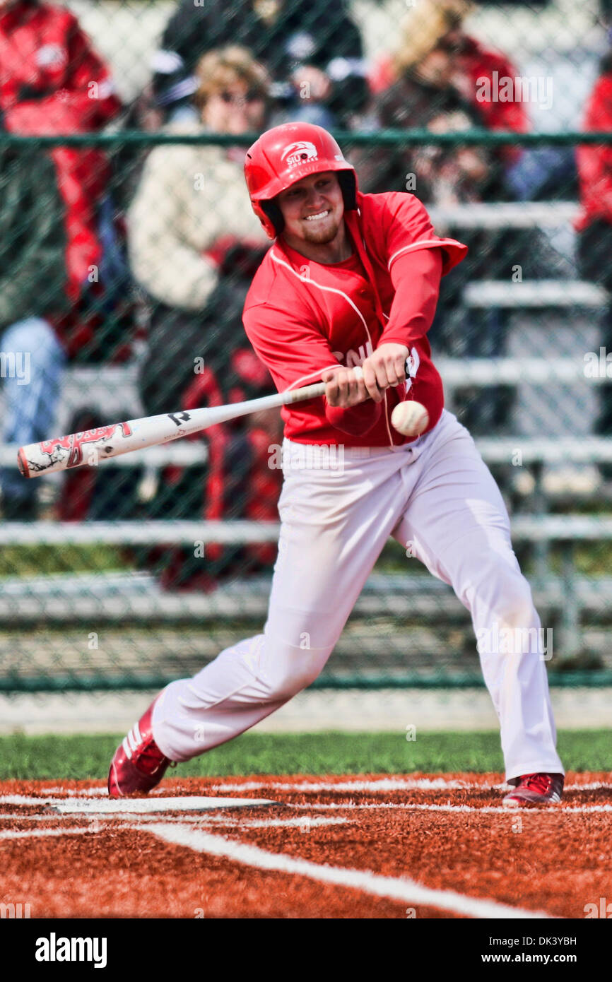 Mar. 13, 2011 - Edwardsville, Illinois, U.S - SIUE outfielder Devin ...
