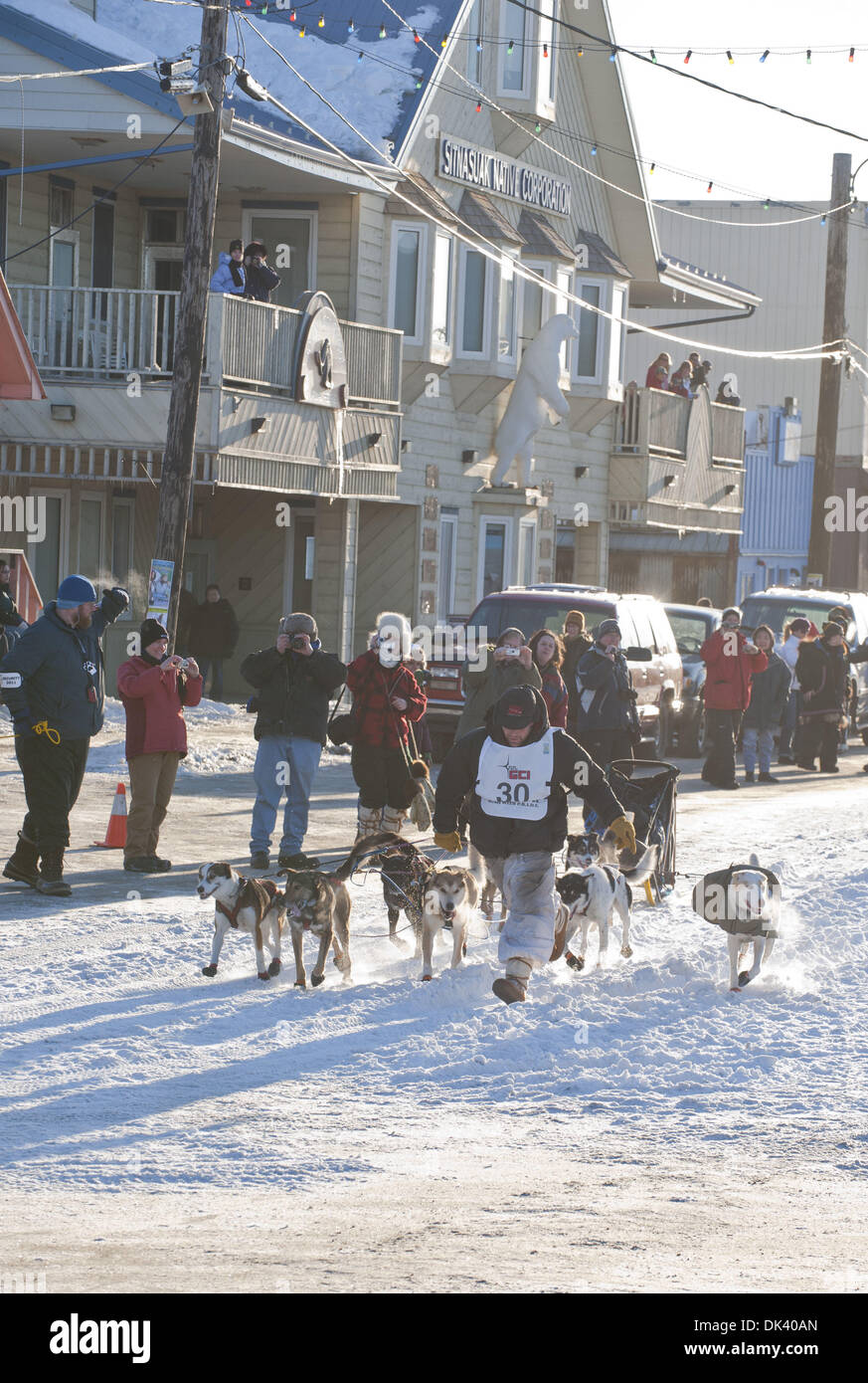 Mar. 15, 2011 - Nome, Alaska, U.S. - Iditarod veteran RAMEY SMITH ...