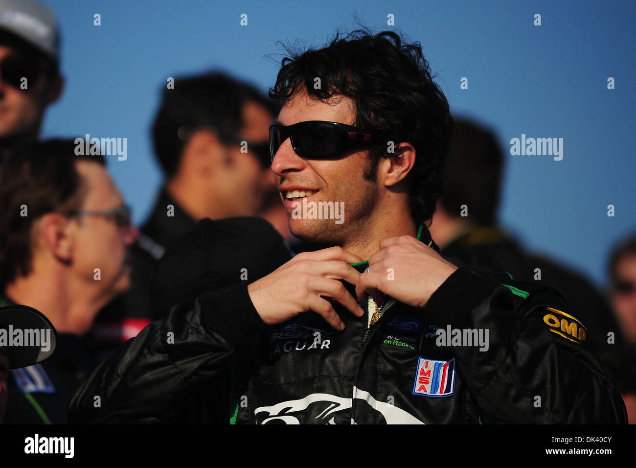 Mar 15, 2011 - Sebring, Florida, U.S. - Jaguar driver BRUNO JUNQUEIRA ...