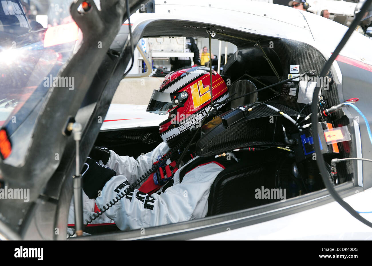 Mar 15, 2011 - Sebring, Florida, U.S. - Aston Martin Lola driver LUCAS ...