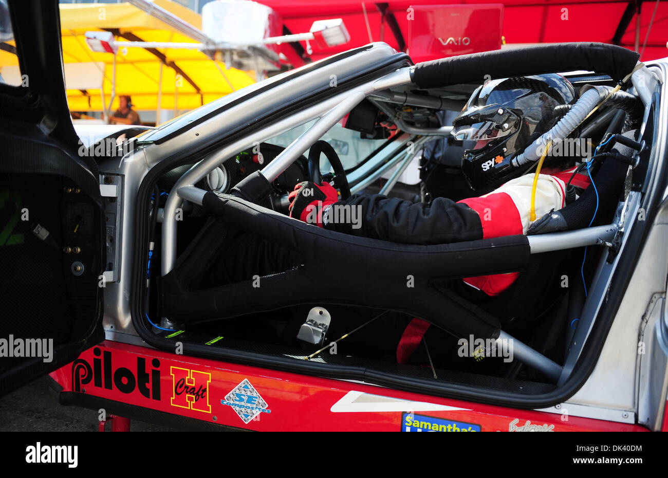 Mar 15, 2011 - Sebring, Florida, U.S. - Robertson Racing Ford GT driver ...