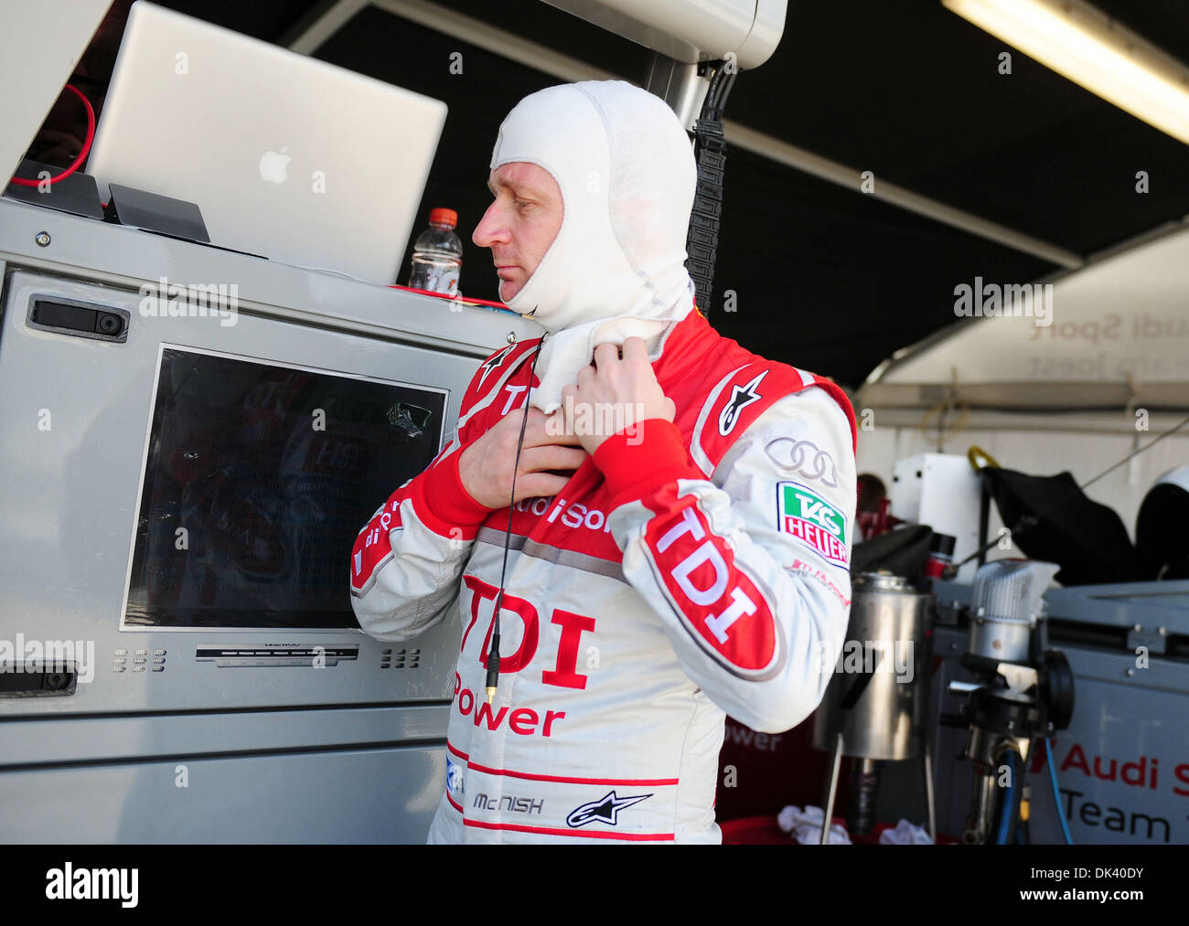 Mar 15, 2011 - Sebring, Florida, U.S. - Audi Sport driver ALLAN MCNISH ...