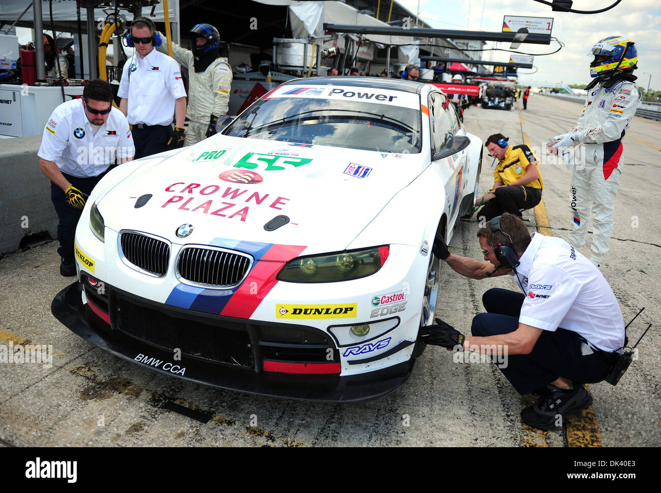 Mar 15, 2011 - Sebring, Florida, U.S. - BMW Racing driver DIRK WERNER ...