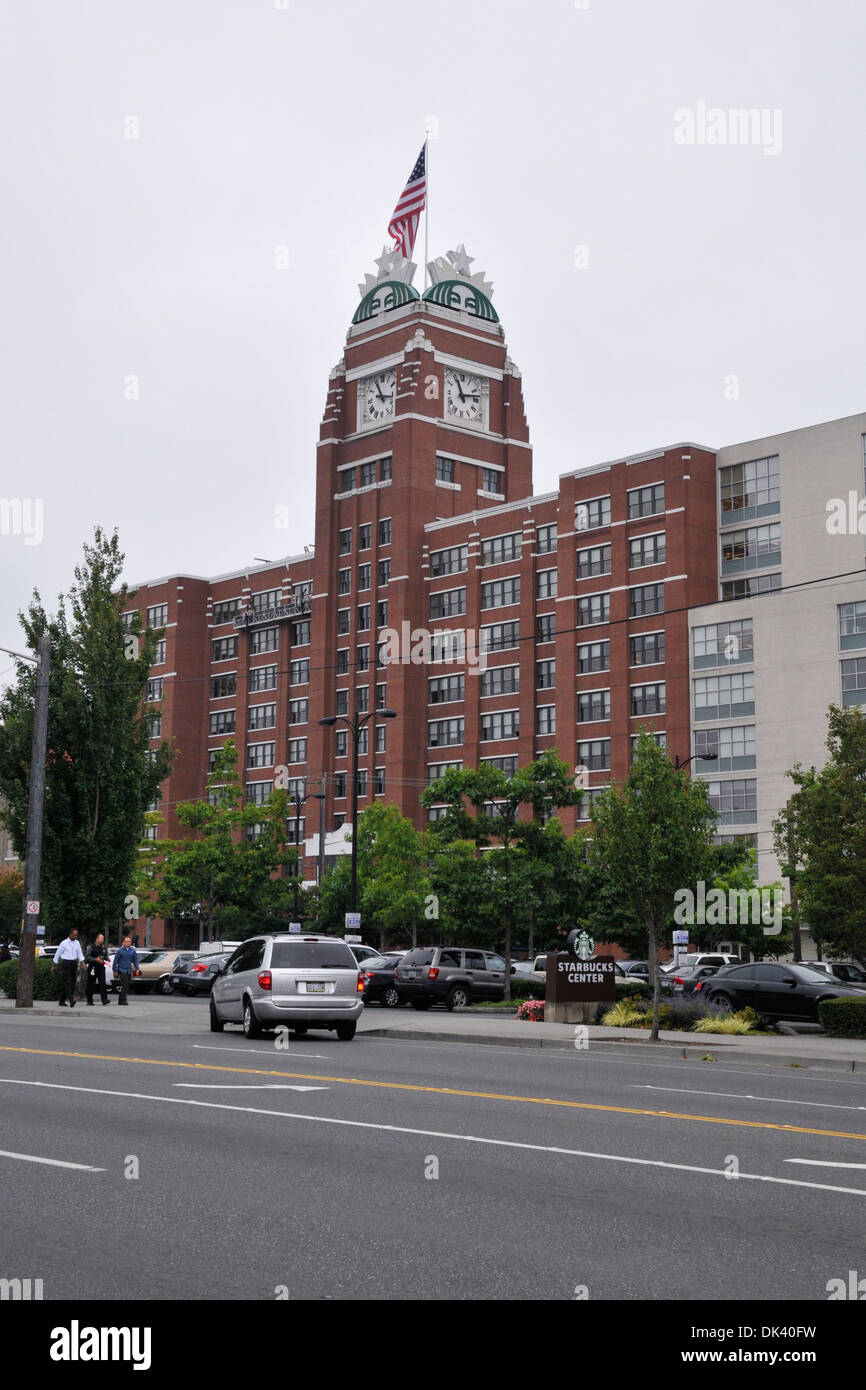 The Starbucks Center, world headquarters for Starbucks, Seattle, state ...