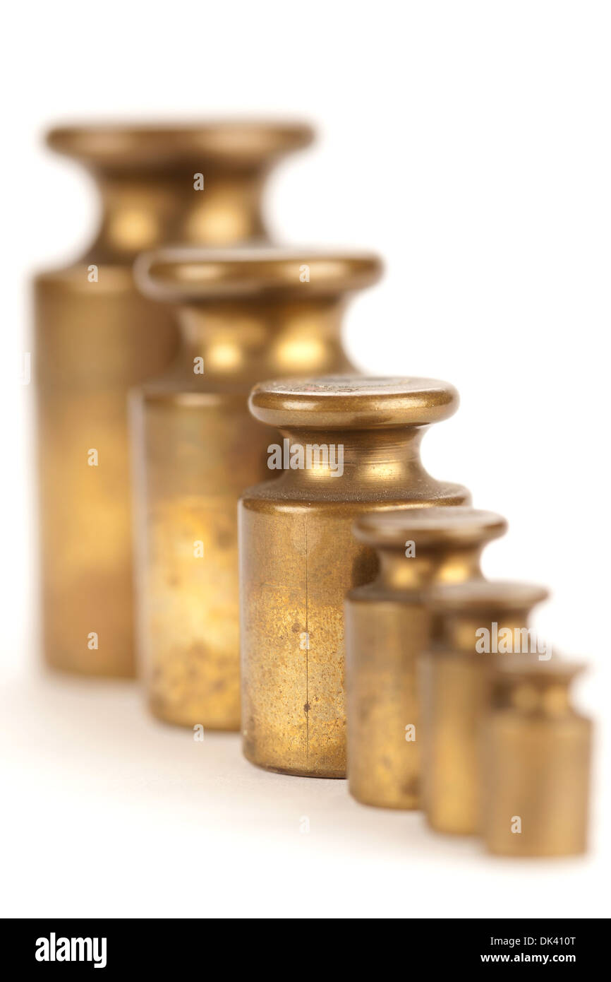 Brass weights hi-res stock photography and images - Alamy