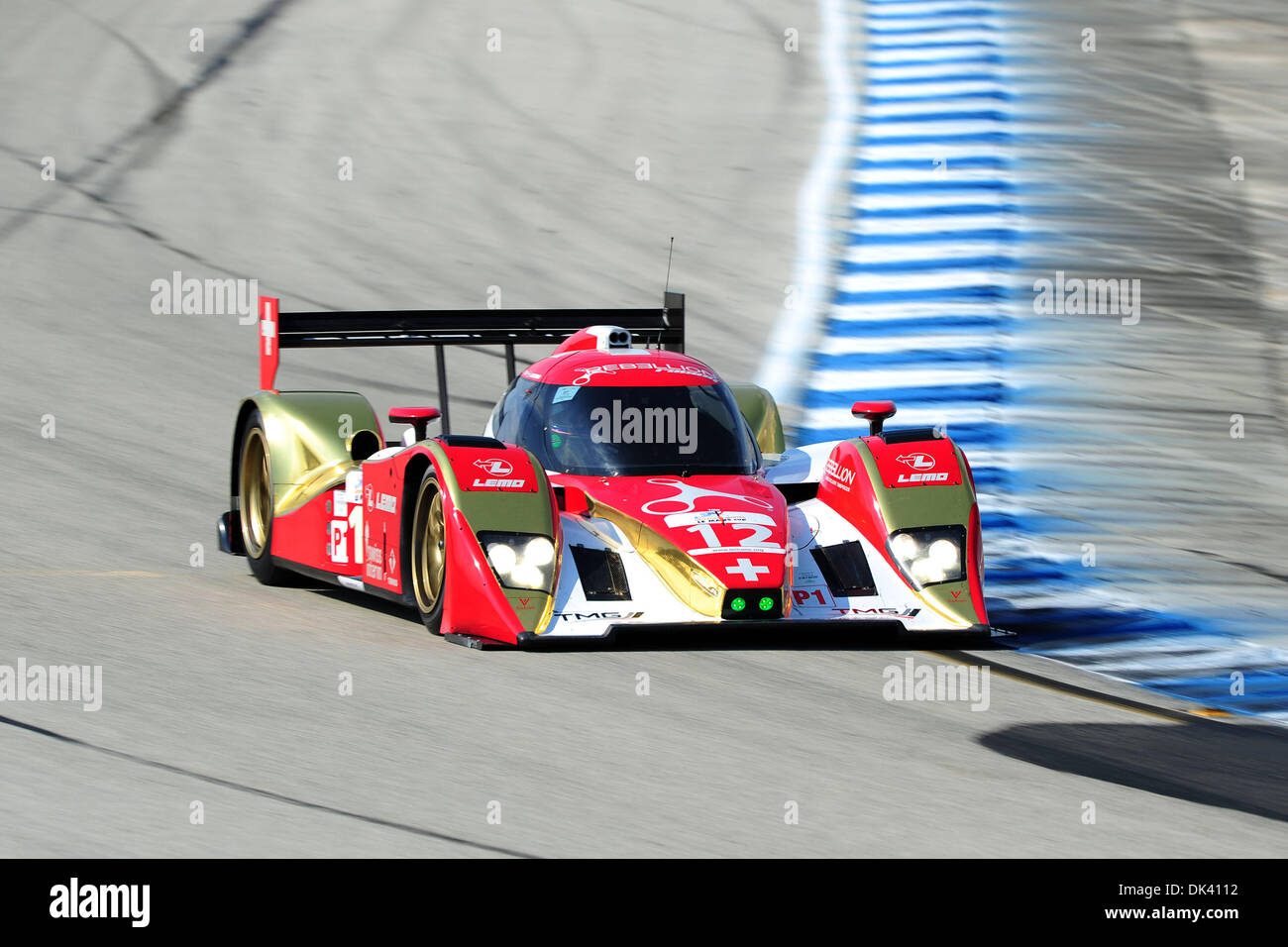 Mar 16, 2011 - Sebring, Florida, U.S. - Rebellion Toyota Racing driver ...