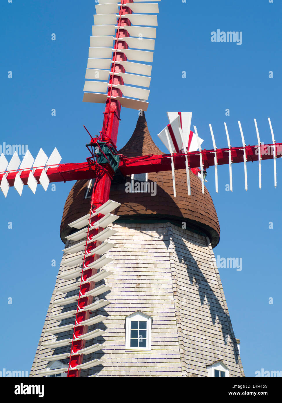 Elkhorn, Iowa's historic, rebuilt Danish windmill. The Museum of Danish ...