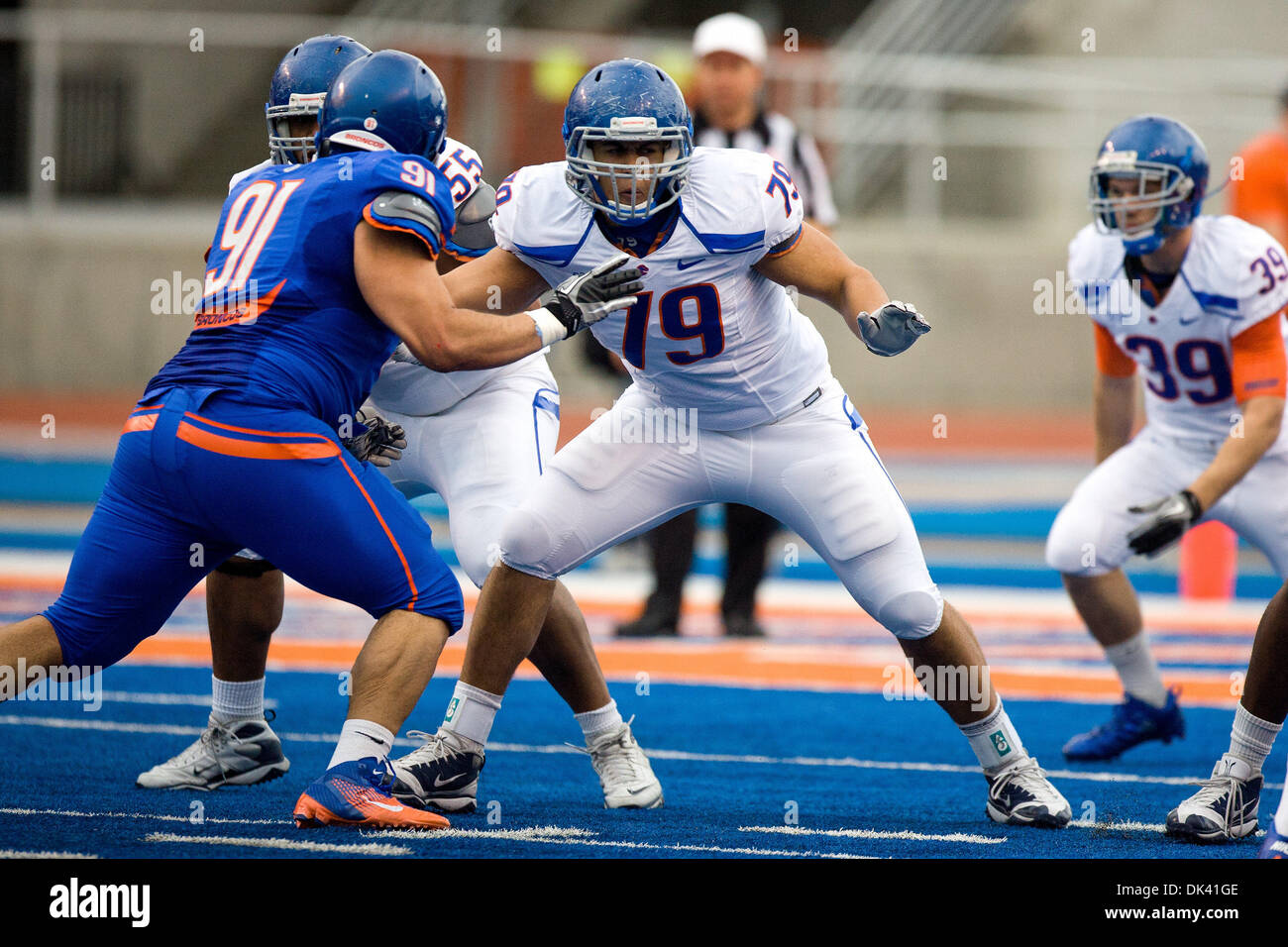 Mar. 16, 2011 - Boise, Idaho, U.S - Boise State Broncos offensive ...