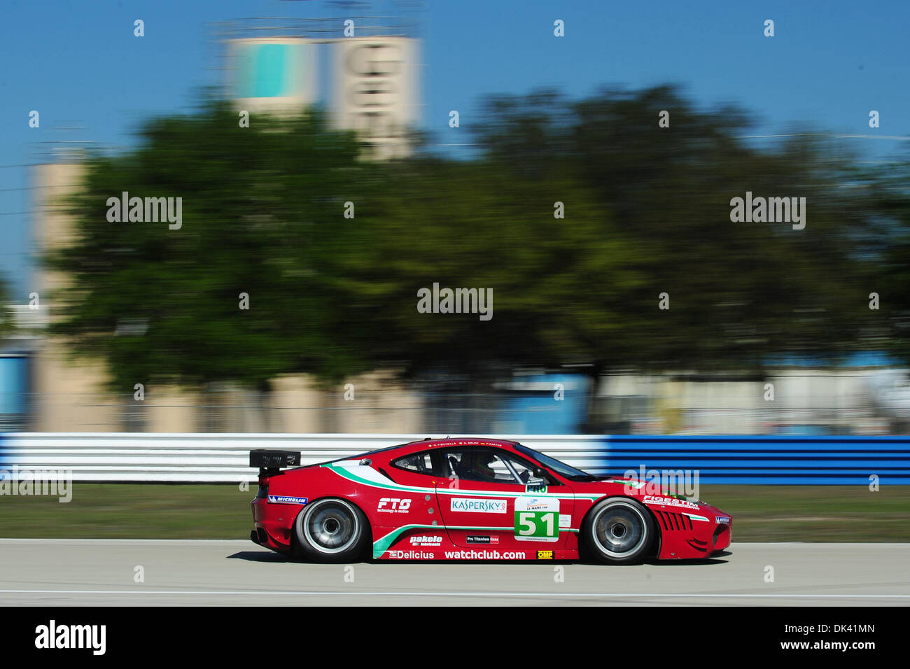 Mar 17, 2011 - Sebring, Florida, U.S. -AF Corse Ferrari driver PIERRE ...